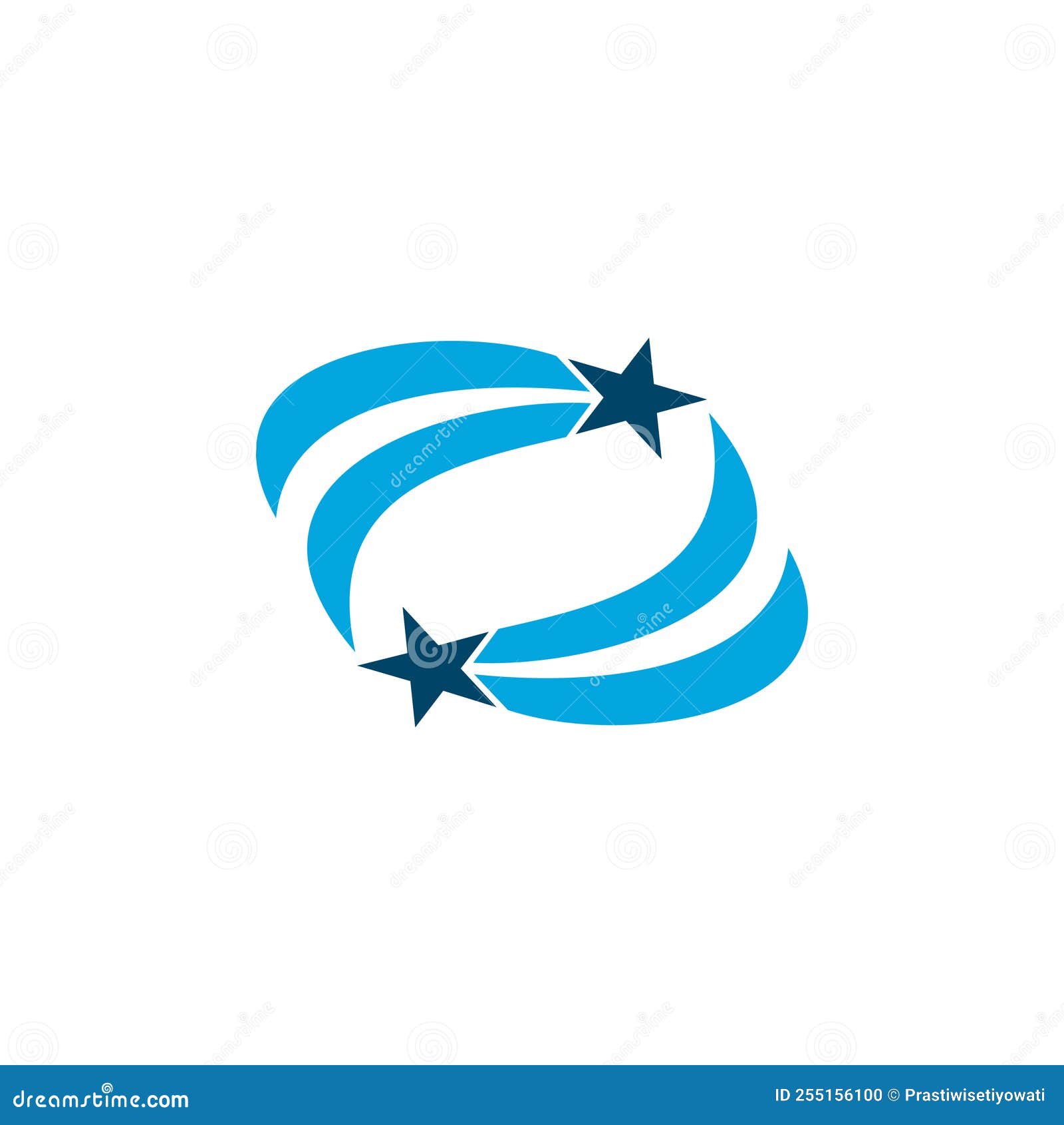Letter O star logo icon stock vector. Illustration of design - 255156100