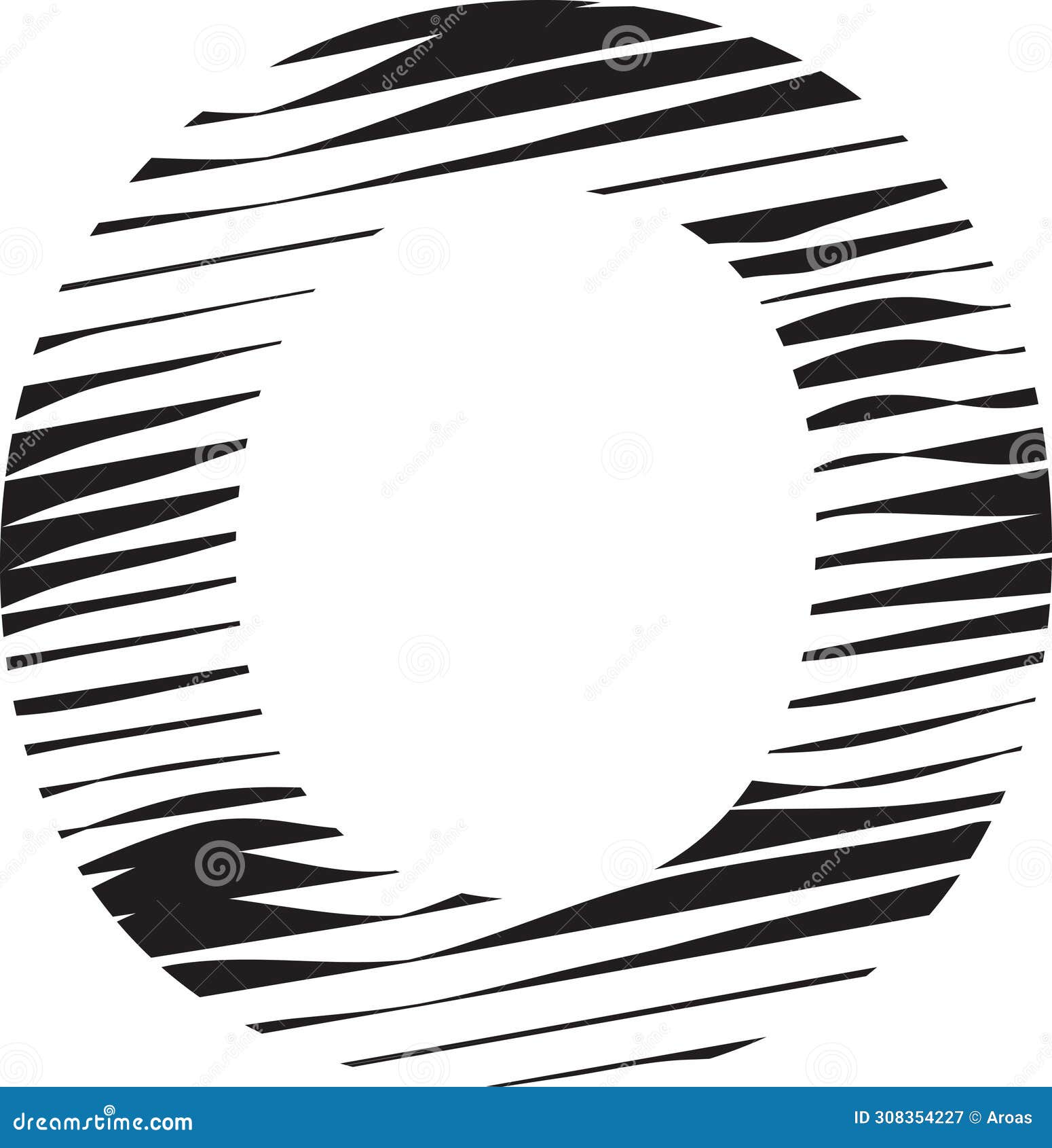 Letter O Stripe Motion Line Logo Stock Vector - Illustration of curve ...