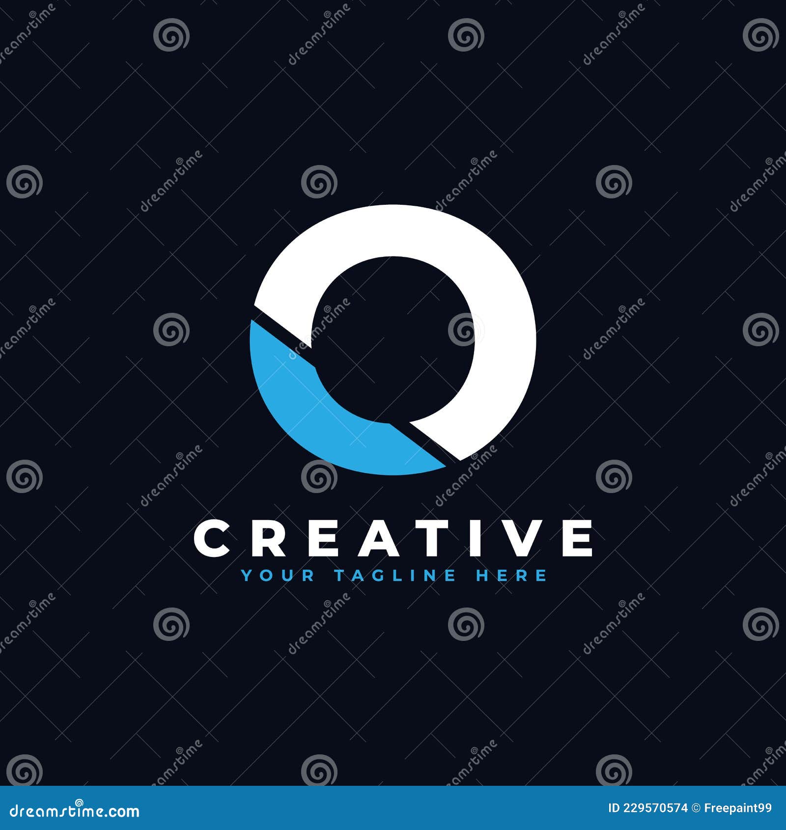 Letter O Tech Logo. Design Vector Illustration Modern Monogram Icon ...