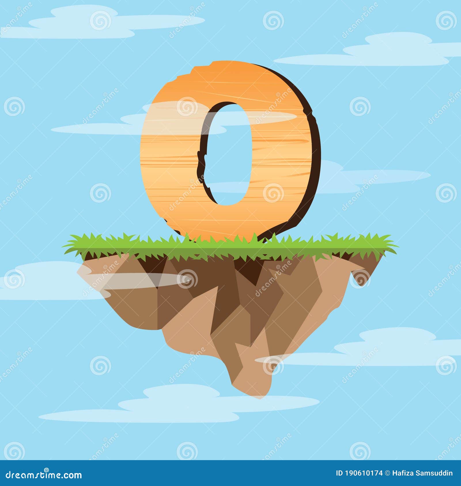Letter O. Vector Illustration Decorative Design Stock Vector ...