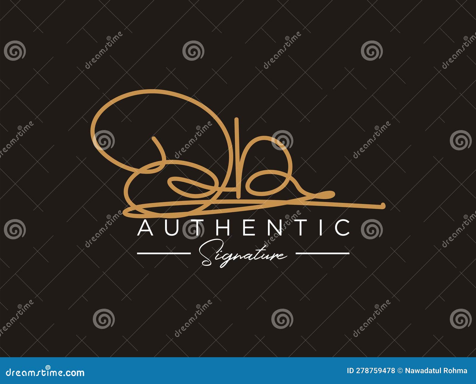 Letter OB Signature Logo Template Vector Stock Vector - Illustration of ...