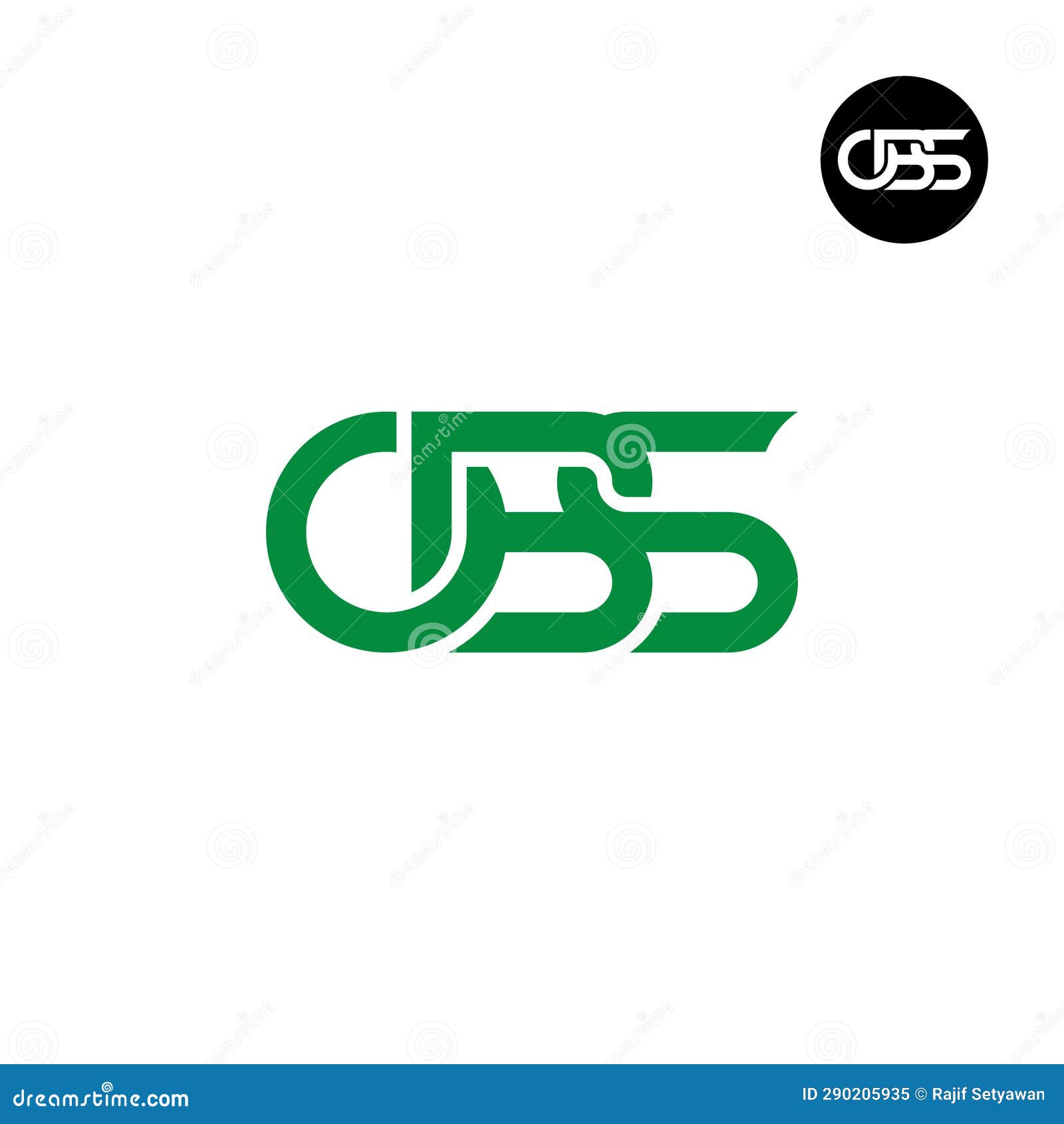 Letter OBS Monogram Logo Design Cartoon Vector | CartoonDealer.com ...