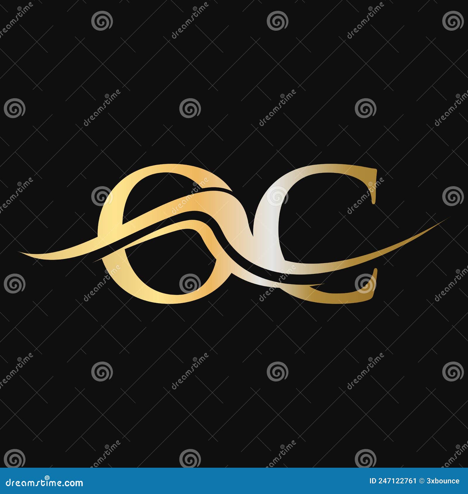Letter OC Logo Design. Initial OC Logotype Template for Business and ...