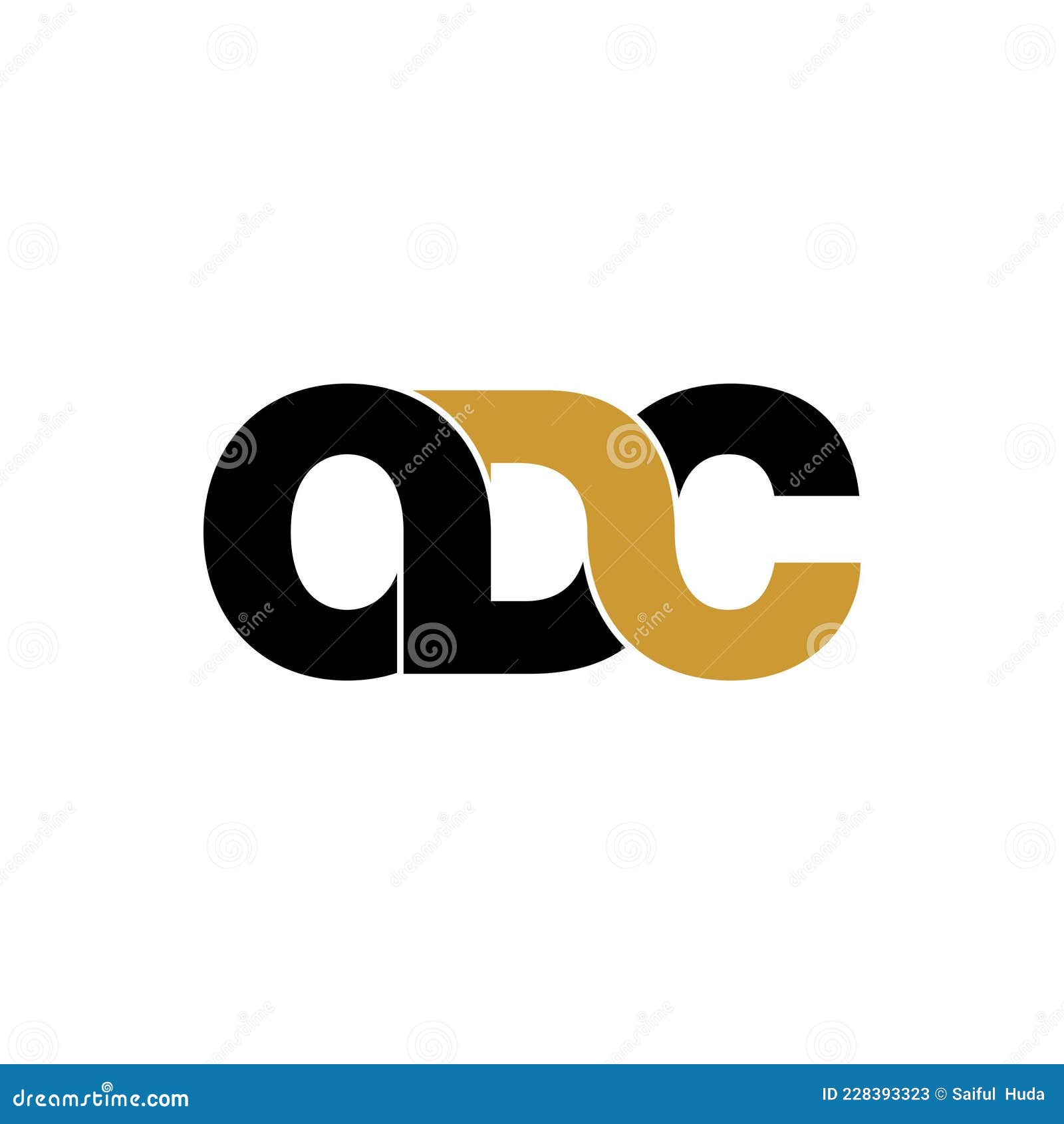 Letter ODC Simple Monogram Logo Icon Design. Stock Vector ...
