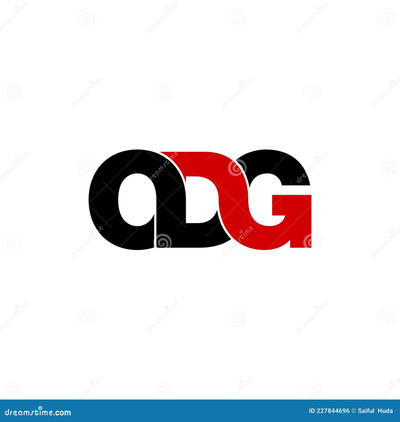 Letter ODG Simple Monogram Logo Icon Design. Stock Vector ...