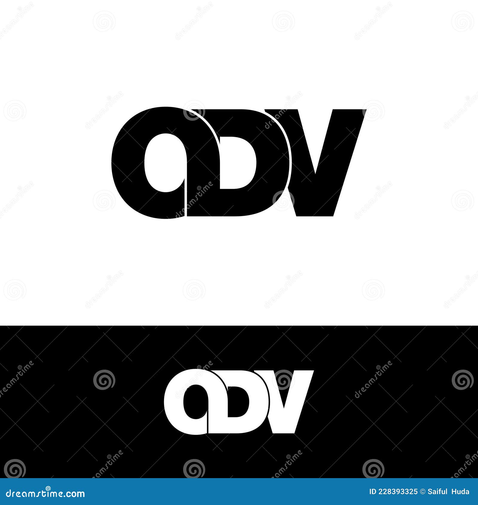 Letter ODV Simple Monogram Logo Icon Design. Stock Vector ...