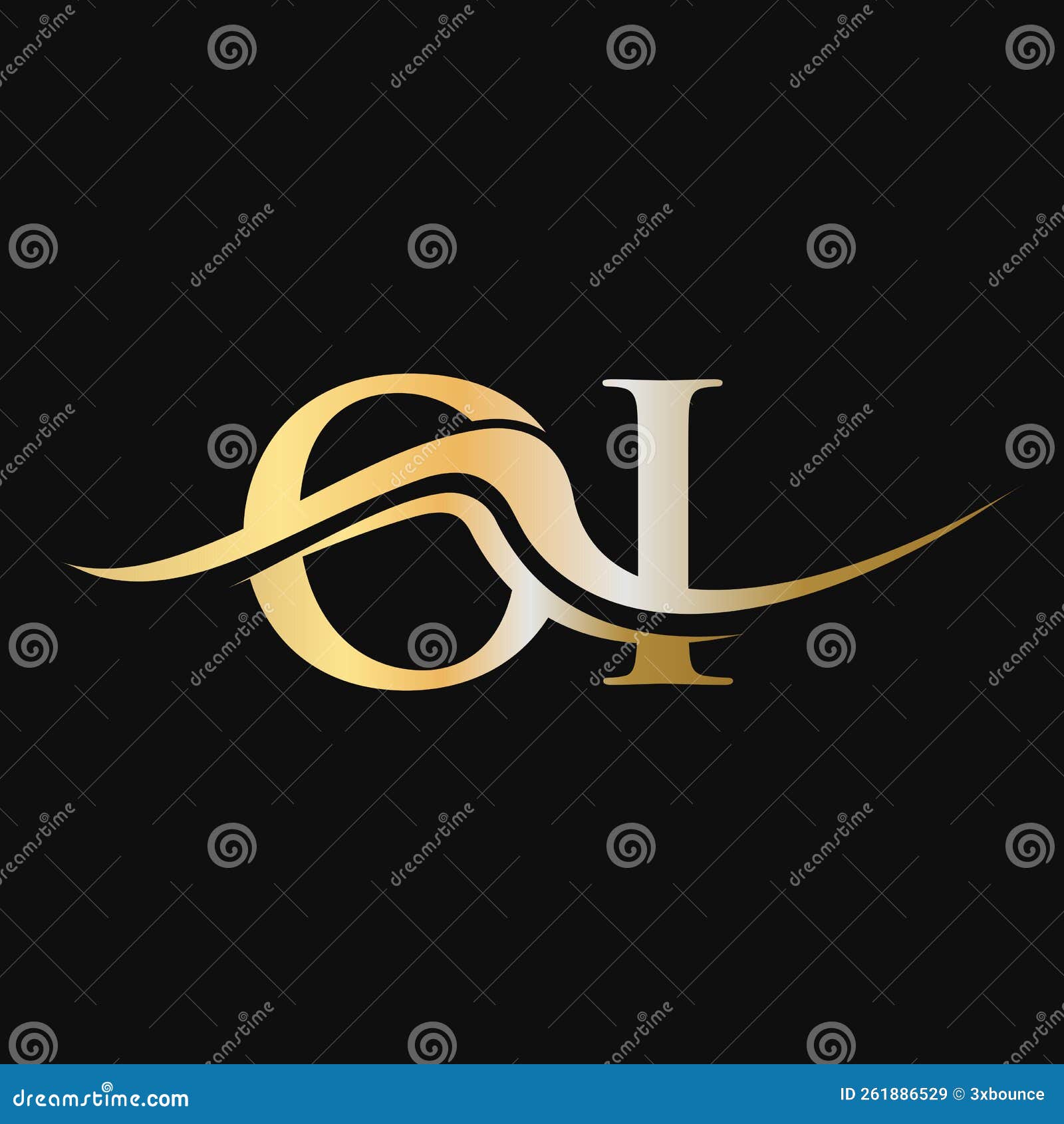 Letter OI Logo Design. Initial OI Logotype Template for Business and ...