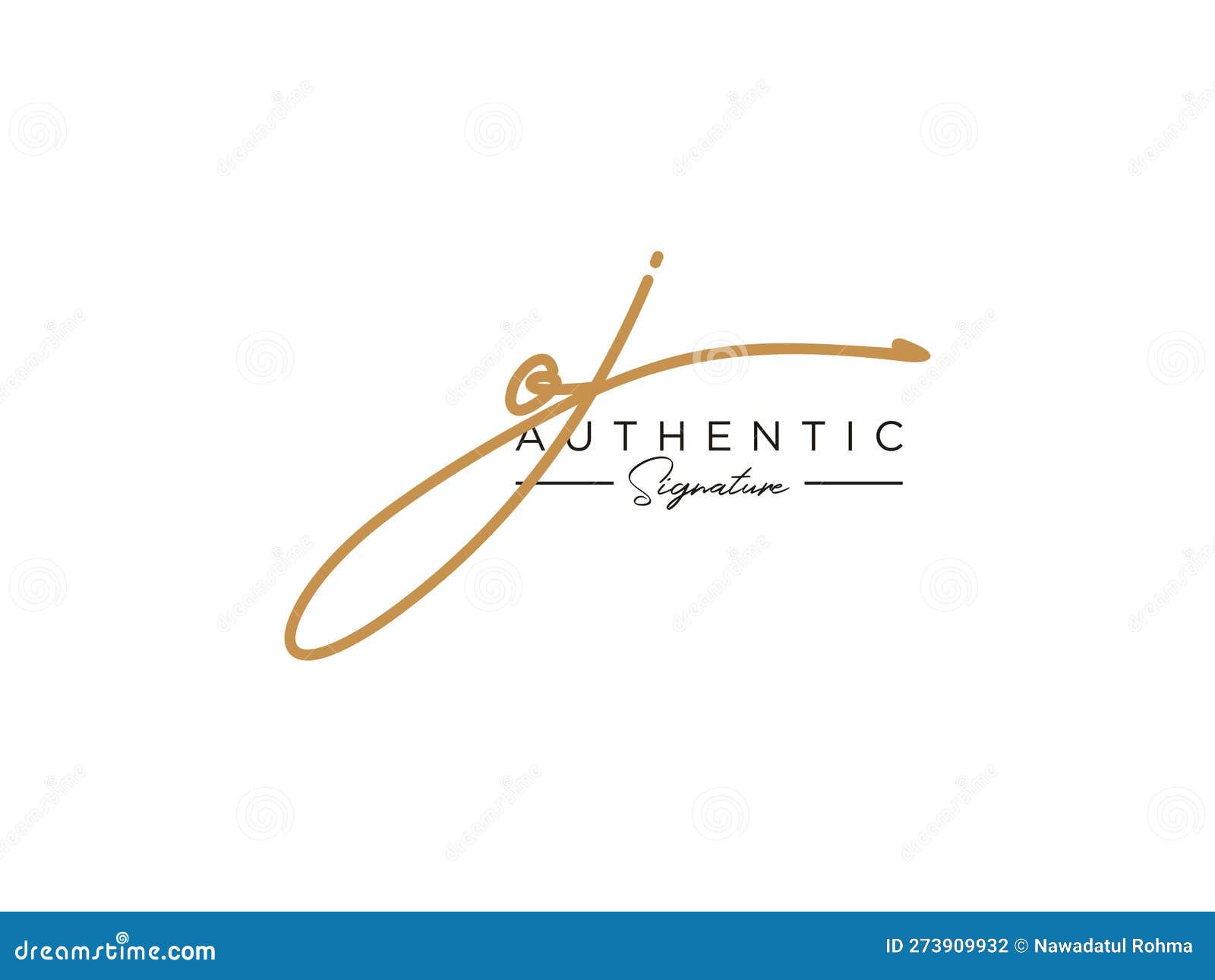 Letter OJ Signature Logo Template Vector Stock Vector - Illustration of ...