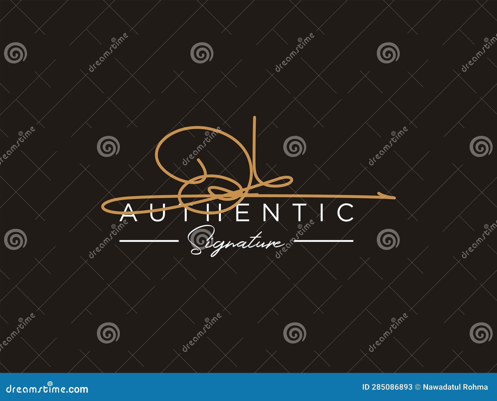 Letter OL Signature Logo Template Vector Stock Vector - Illustration of ...