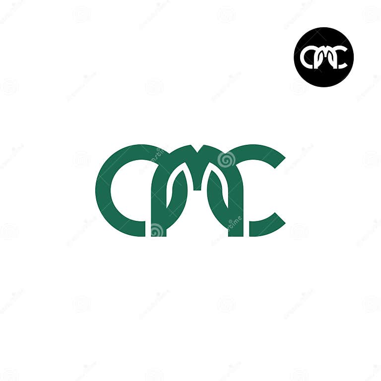 Letter OMC Monogram Logo Design Stock Illustration - Illustration of ...