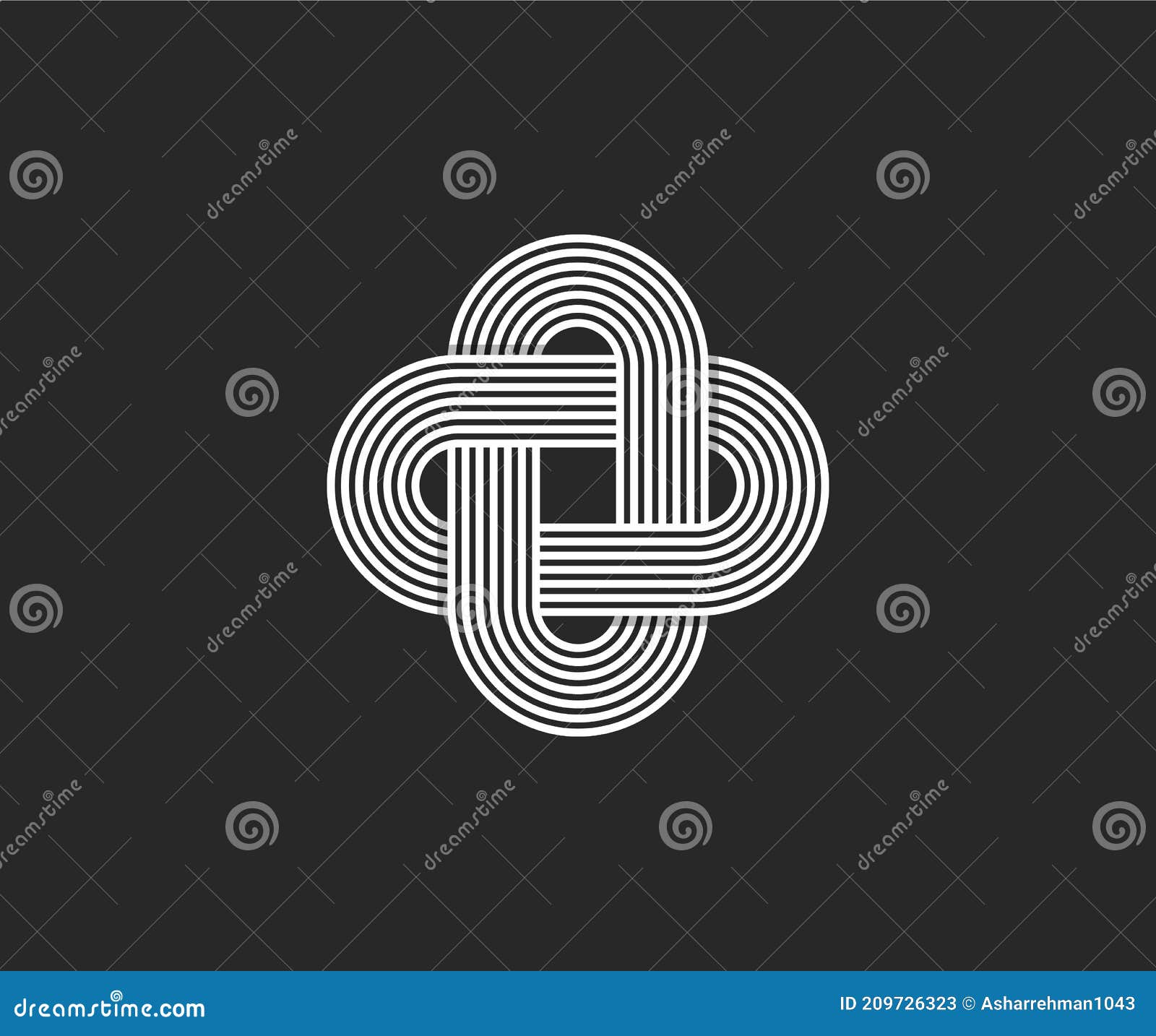 Letter OO, O Elegant and Dynamic Line Logo, Emblem Stock Vector ...