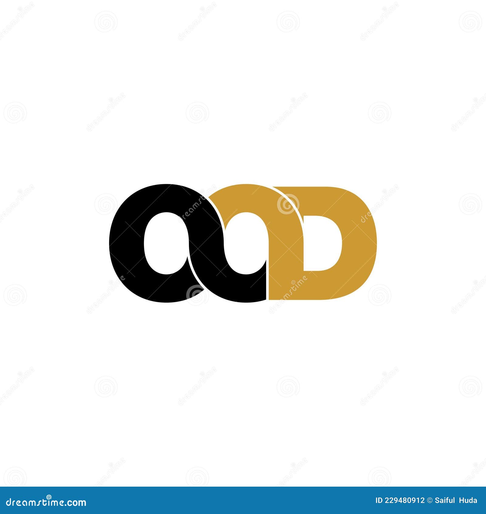 Letter OOD Simple Monogram Logo Icon Design. Stock Vector ...
