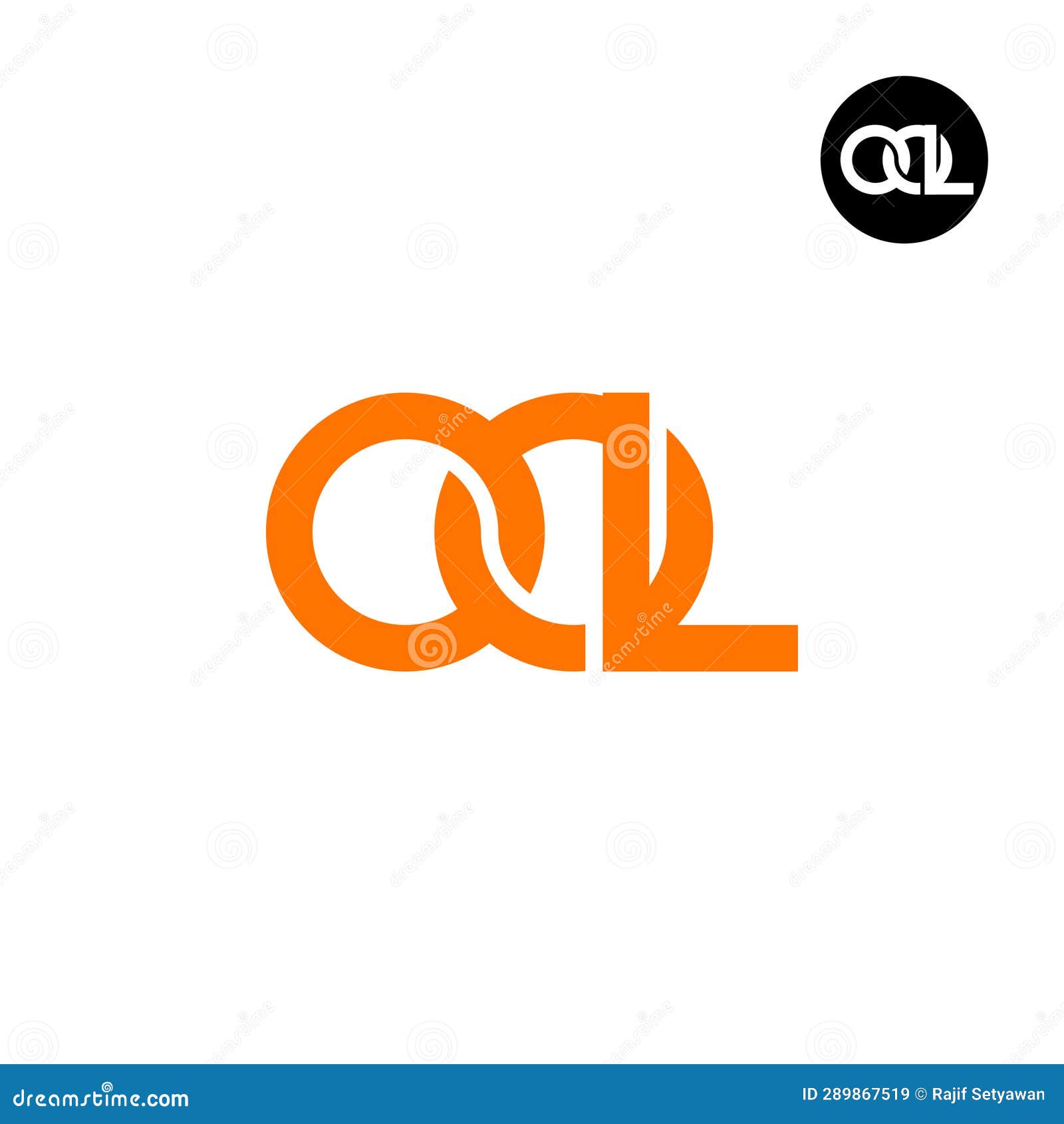 Letter OOL Monogram Logo Design Stock Vector - Illustration of logotype ...