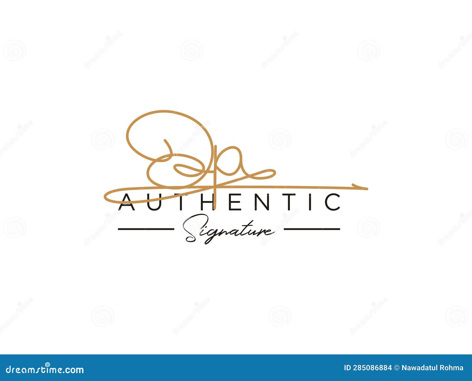 Letter OP Signature Logo Template Vector Stock Vector - Illustration of ...