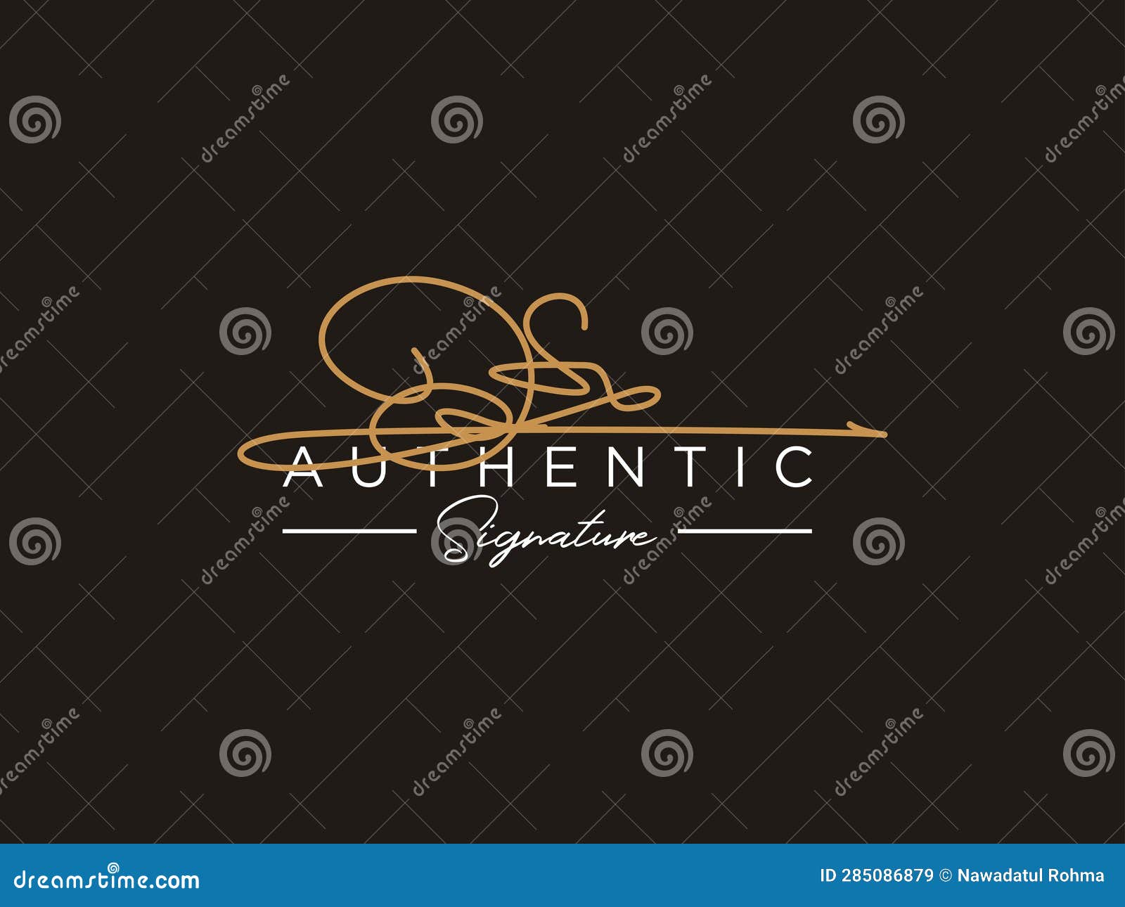 Letter OS Signature Logo Template Vector Stock Vector - Illustration of ...