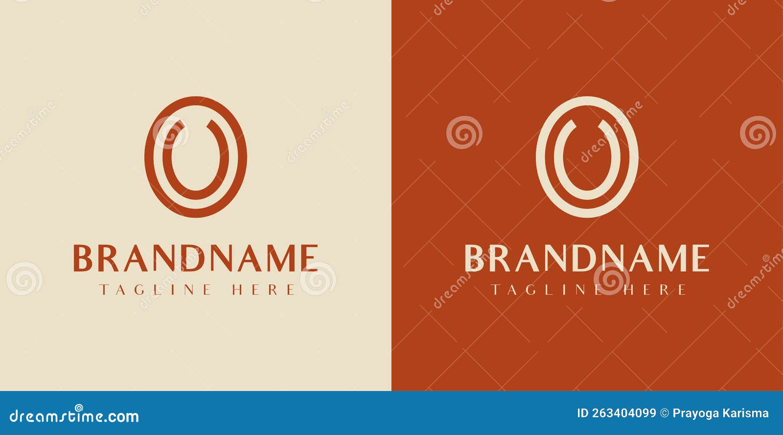 Letter OU or UO Oval Logo, OU or UO Initials Stock Illustration ...