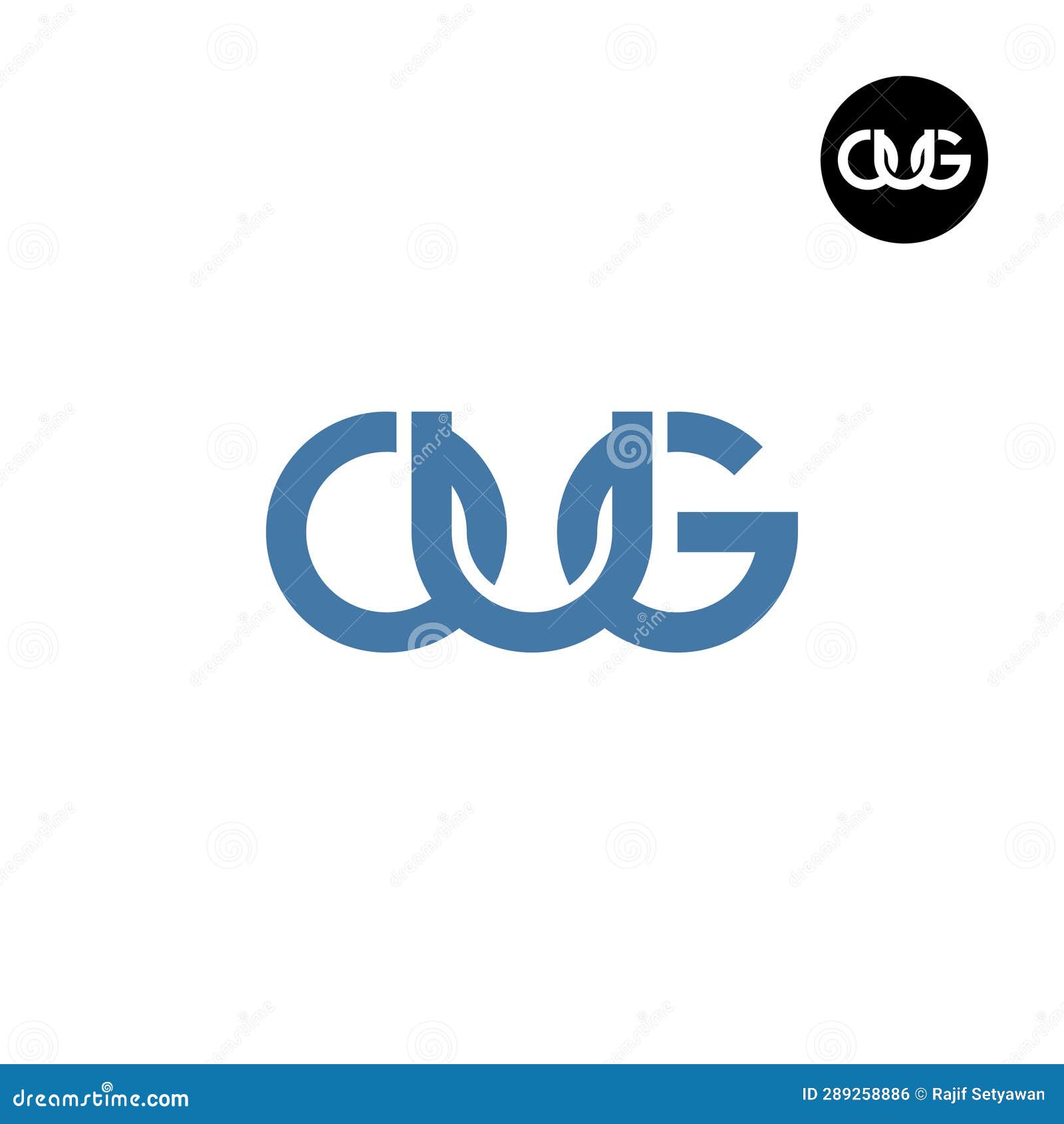 Letter OUG Monogram Logo Design Stock Illustration - Illustration of ...