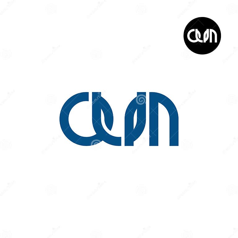Letter OUM Monogram Logo Design Stock Illustration - Illustration of ...