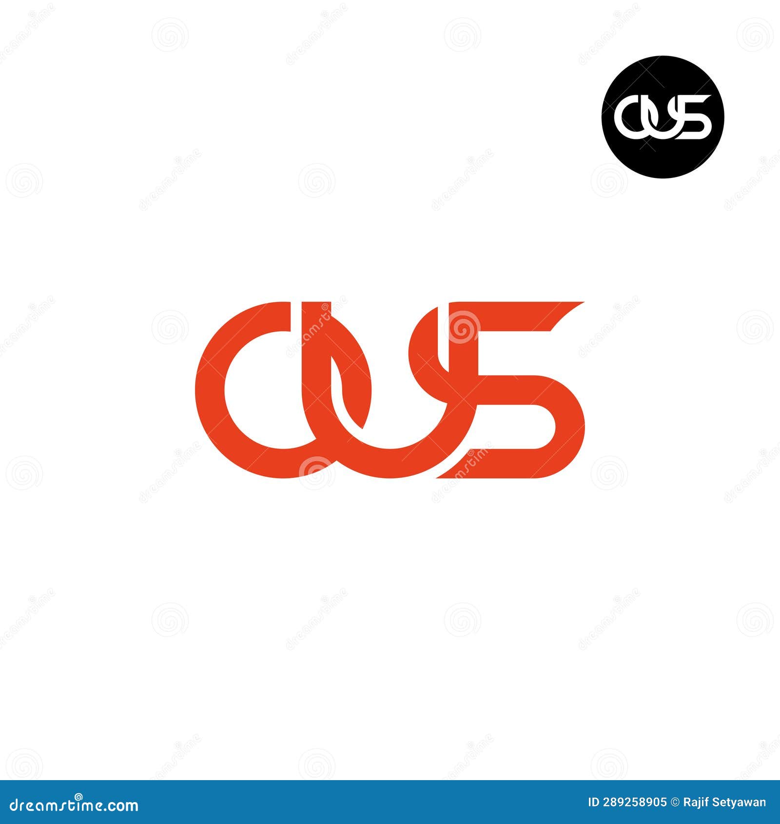 Letter OUS Monogram Logo Design Stock Illustration - Illustration of ...