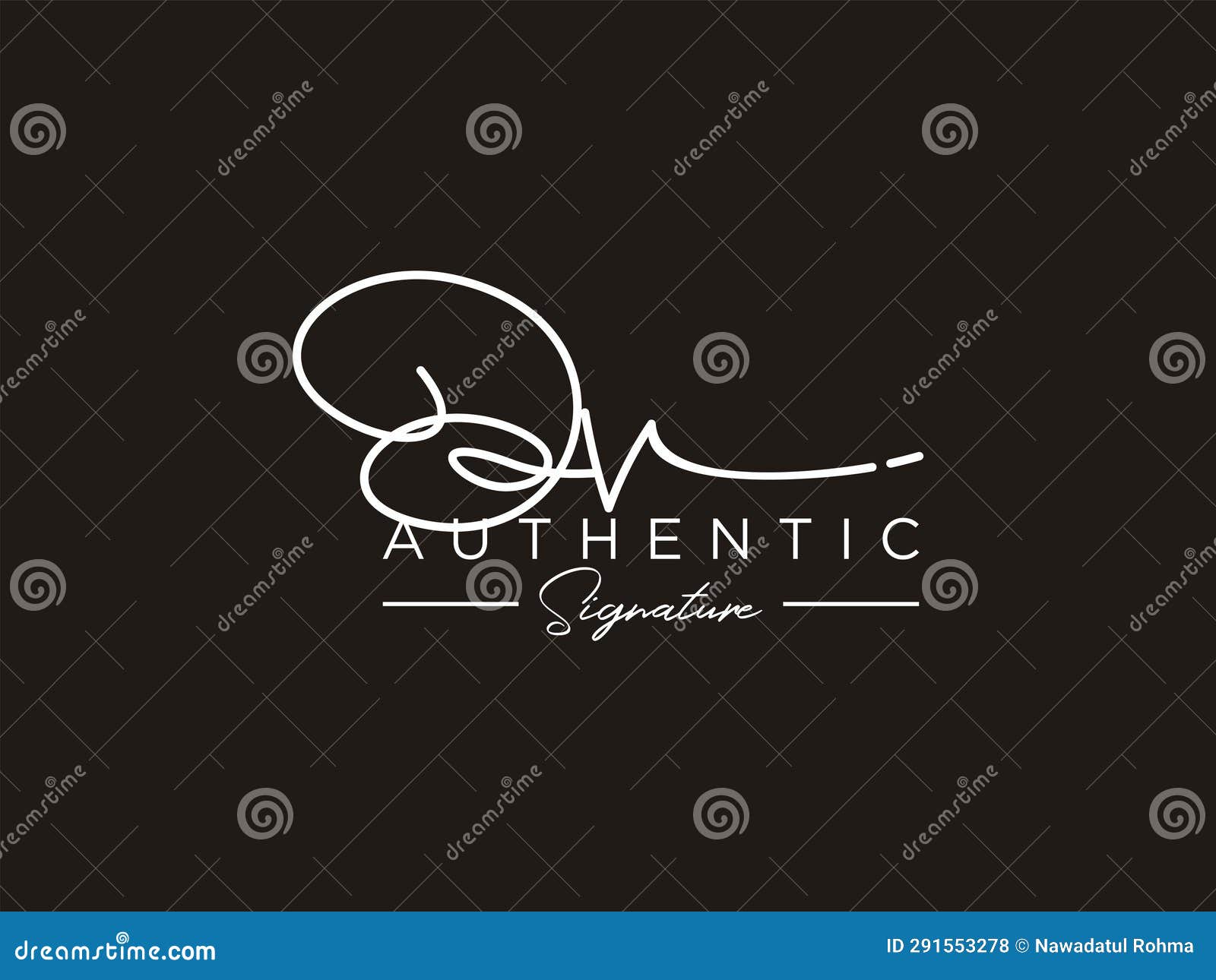 Letter OV Signature Logo Template Vector Stock Vector - Illustration of ...