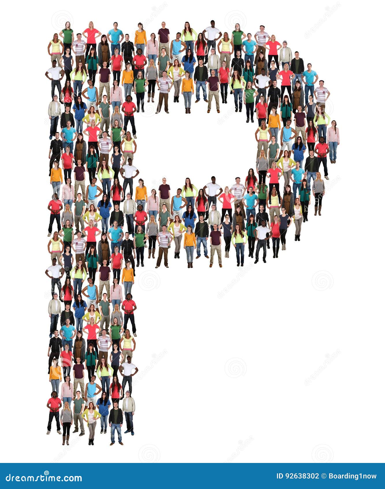 Letter P Alphabet Group of People Stock Photo - Image of background ...