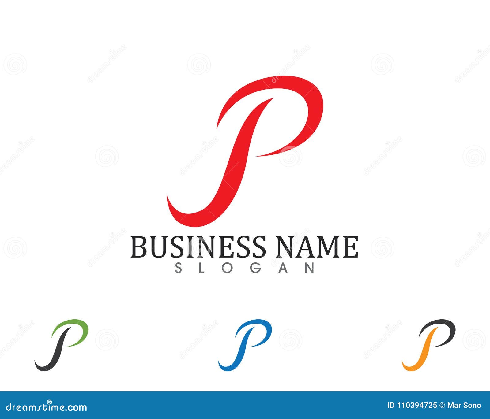 Business Corporate Letter P Logo Design Vector Stock Vector ...