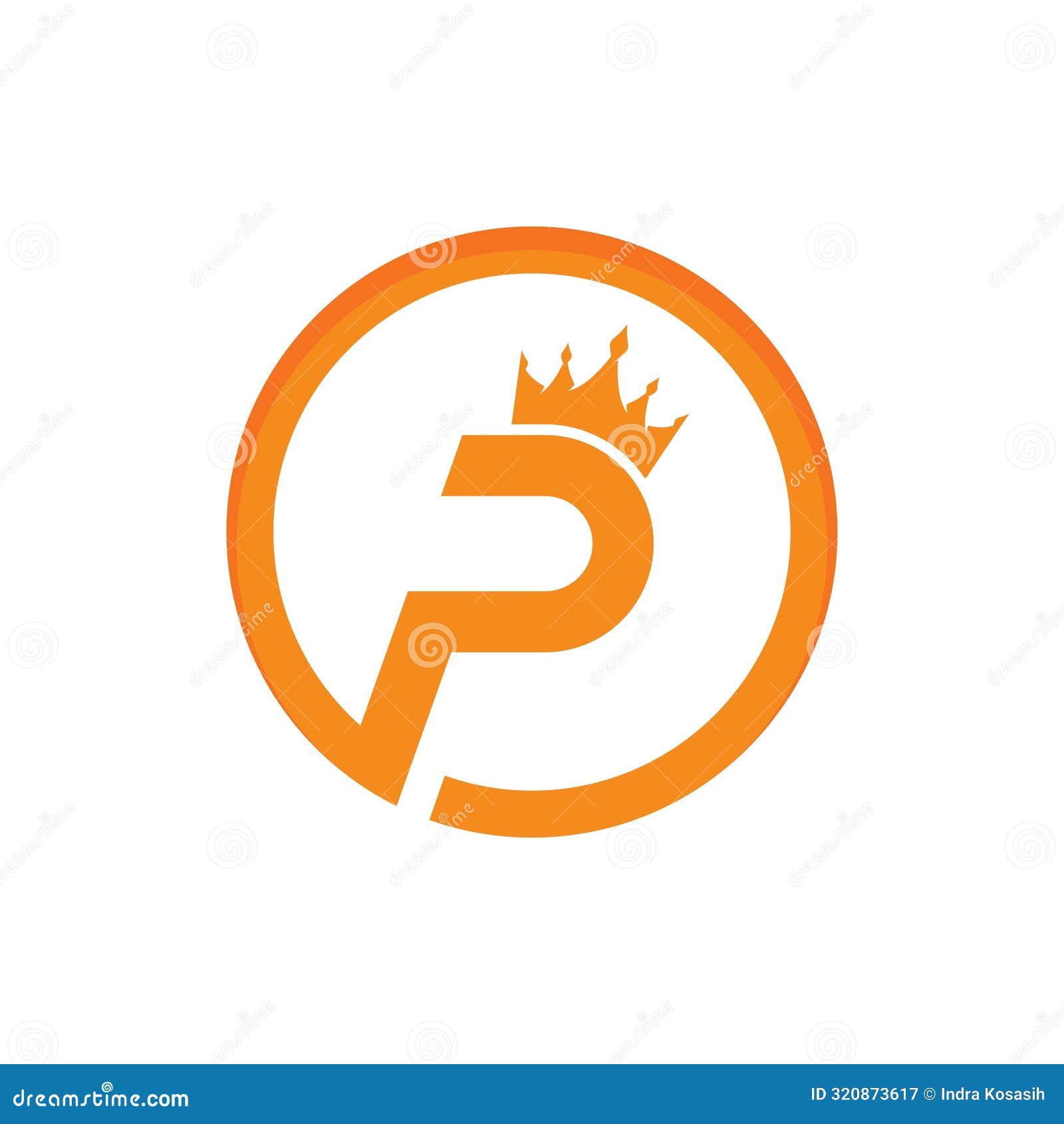 Letter P Crown Logo Vector Icon Illustration Stock Vector ...