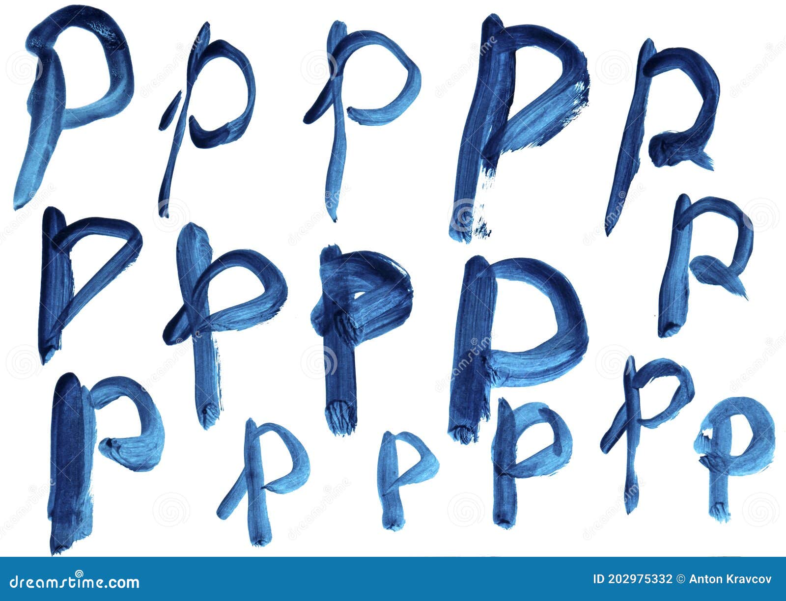 The Letter P In Different Fonts