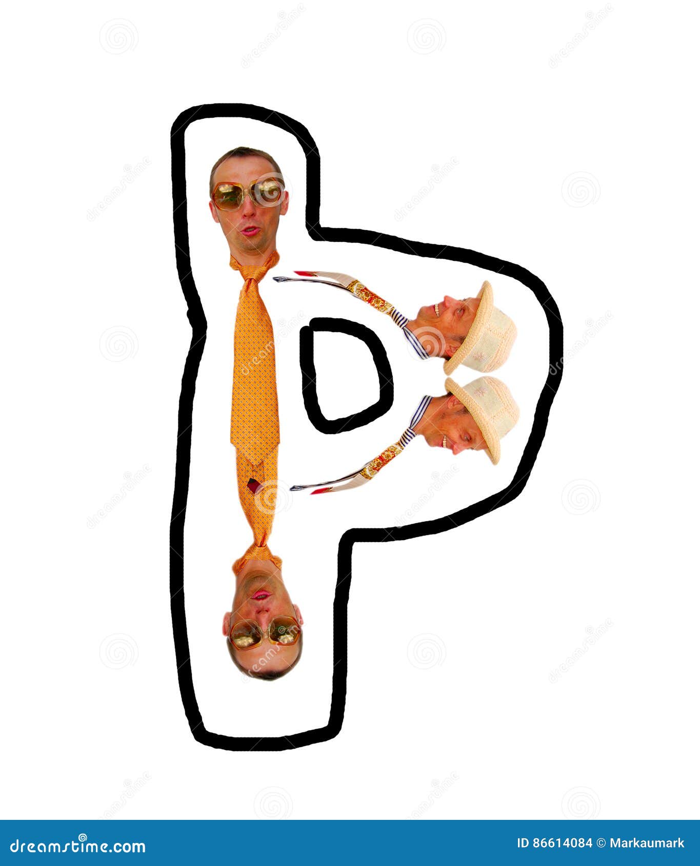 Letter P stock illustration. Illustration of anatomy - 86614084