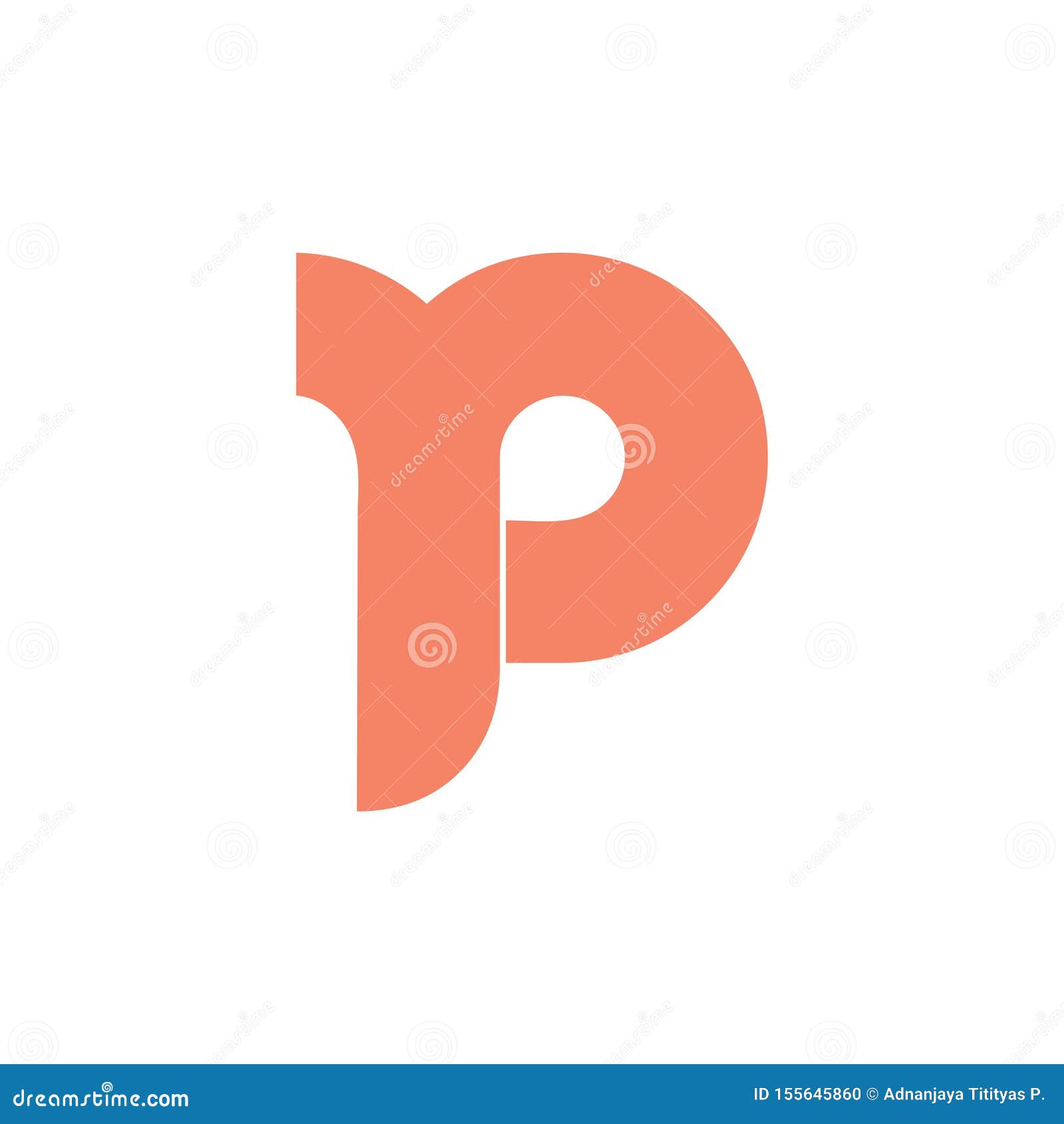 Linked Loop Letter Yo Simple Logo Vector | CartoonDealer.com #169452526