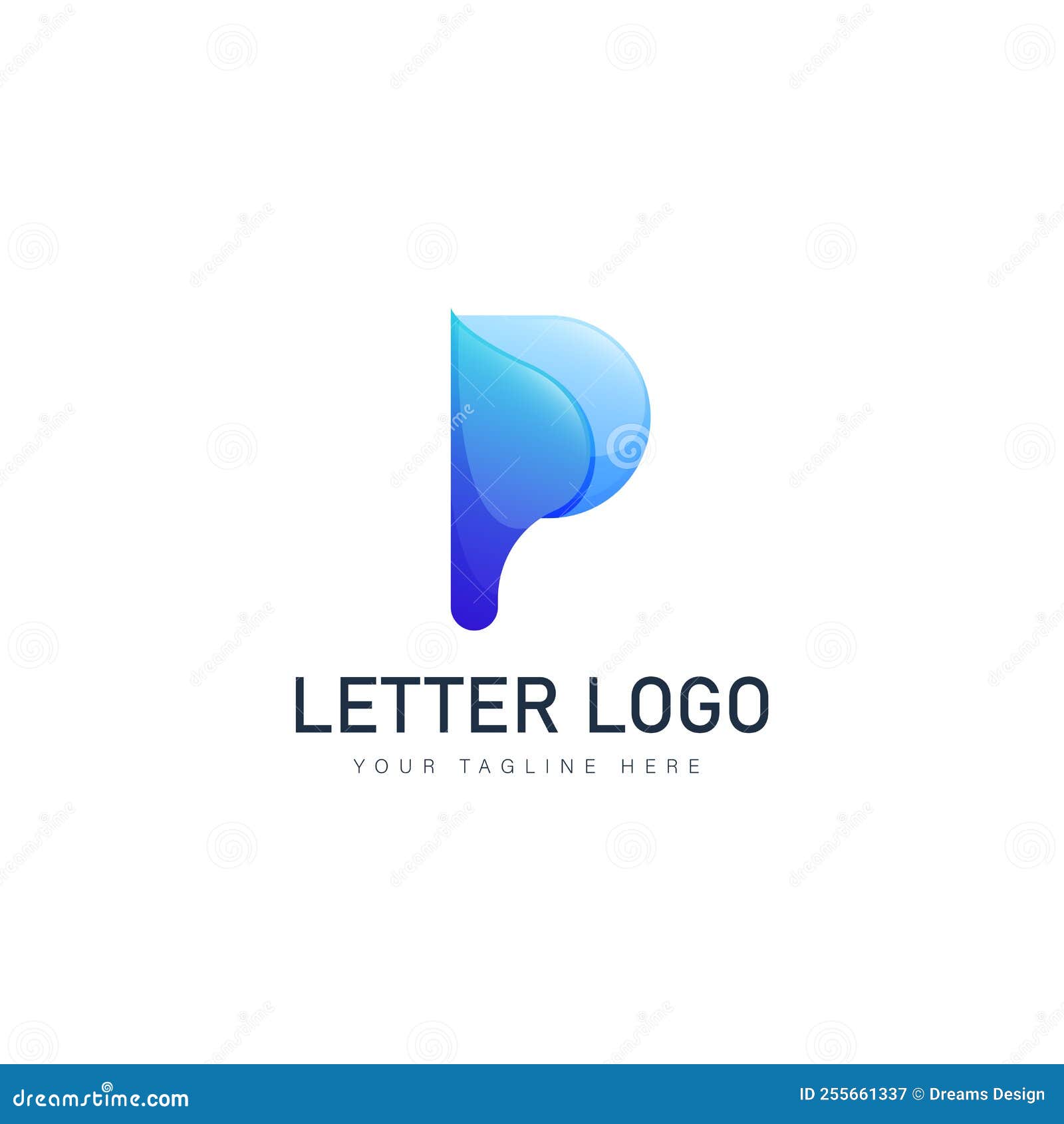Letter P Logo Design Icon Illustration Stock Vector - Illustration of ...