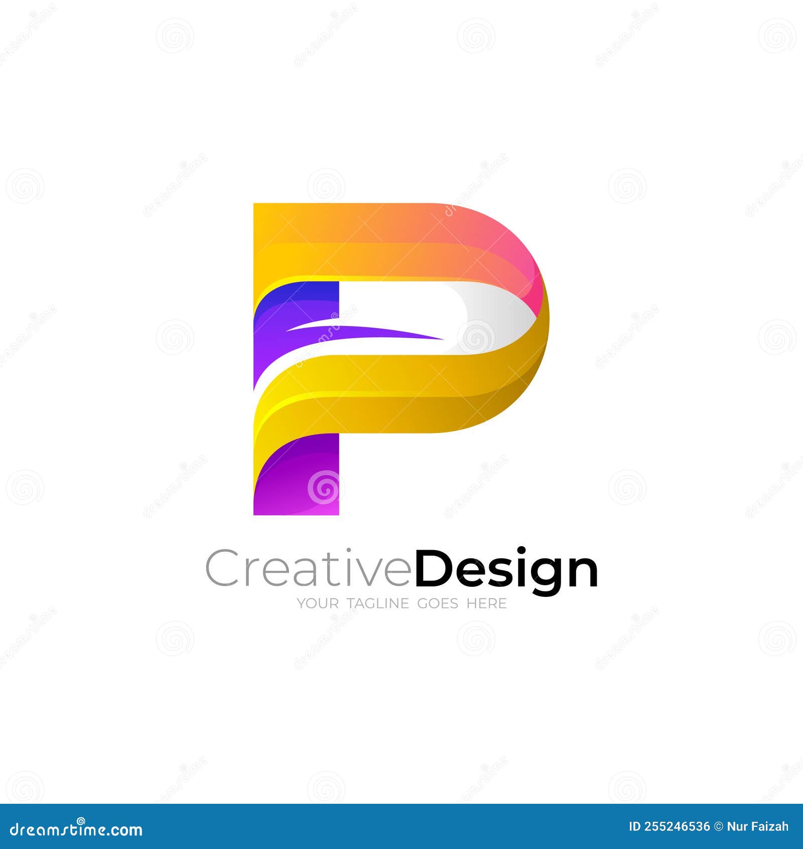 Letter P Logo Design Vector, Symbol Logos, P Icons Stock Vector ...