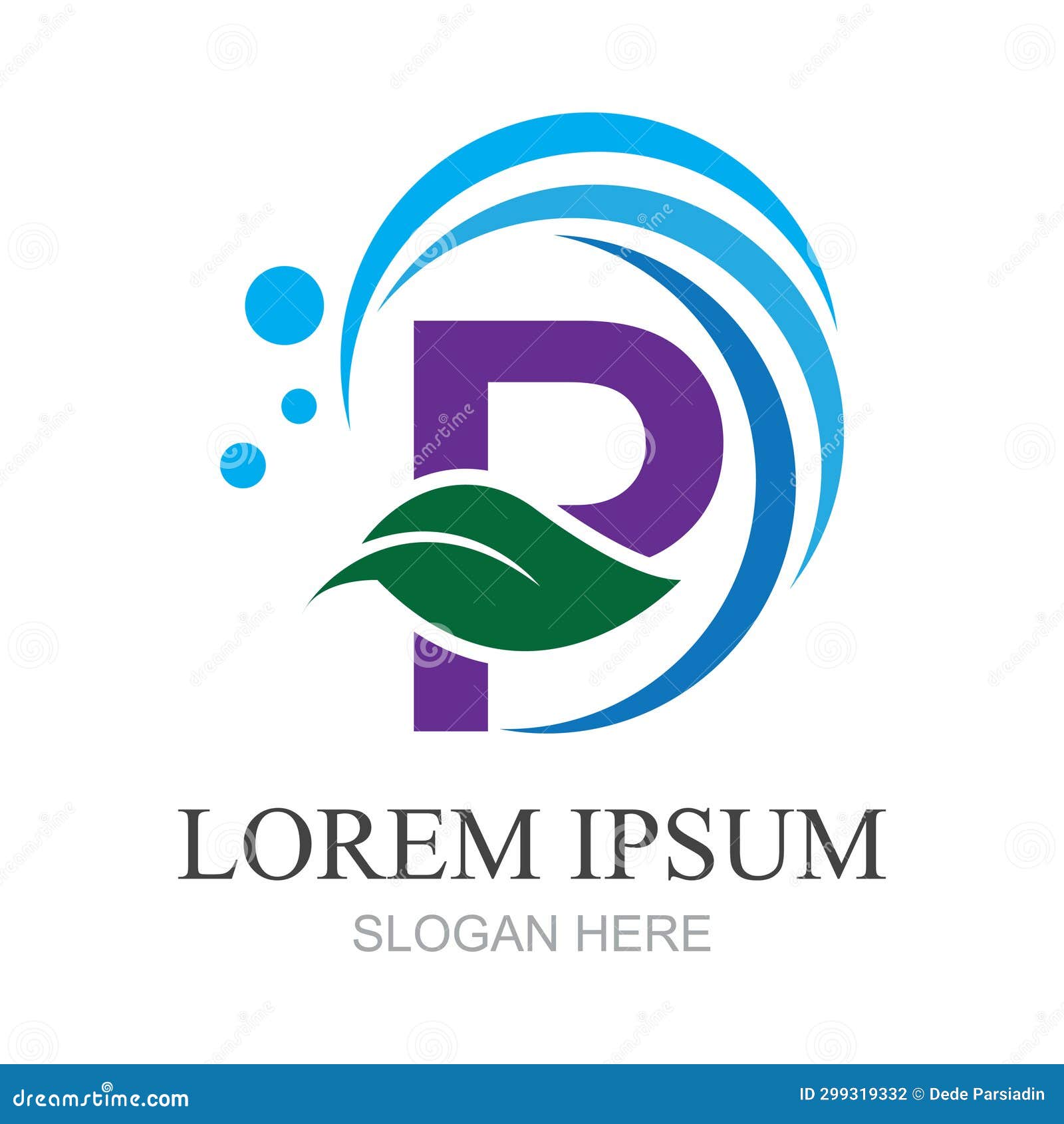 Letter P Logo Icon Design Template Elements Stock Vector - Illustration ...