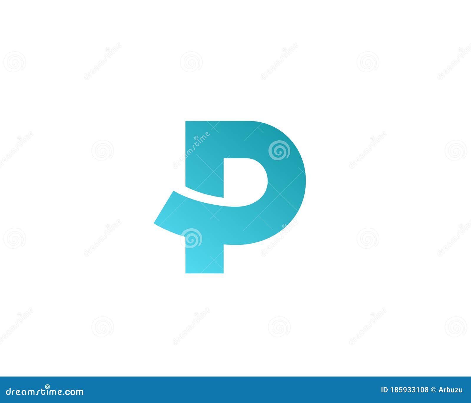 Letter P Logo Icon Design Template Elements Stock Vector - Illustration ...