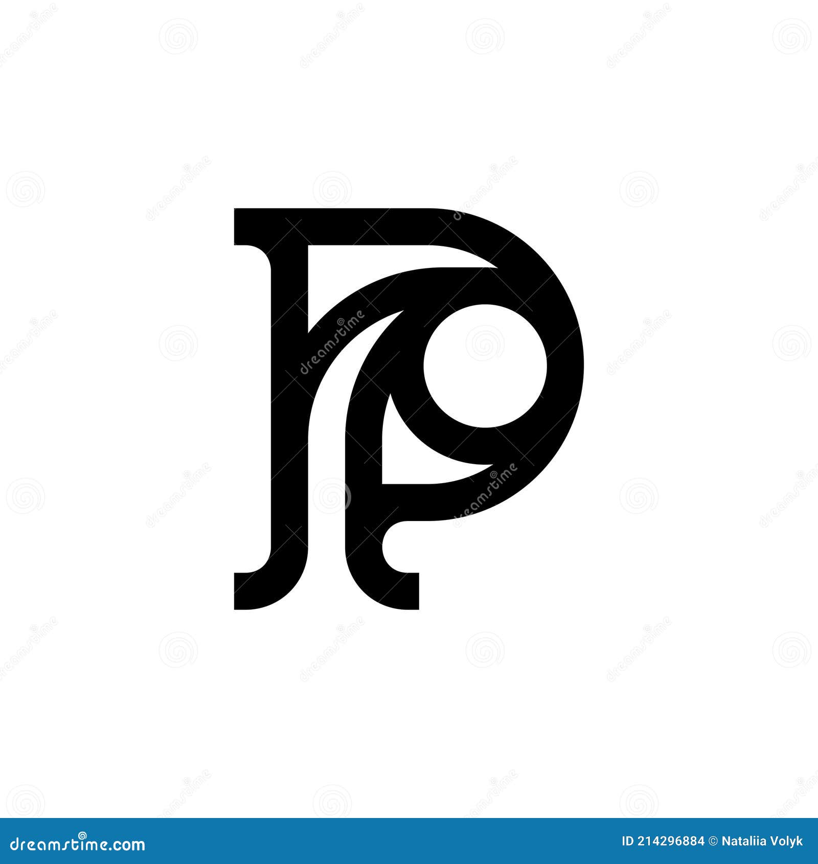 Letter P logo stock vector. Illustration of element - 214296884