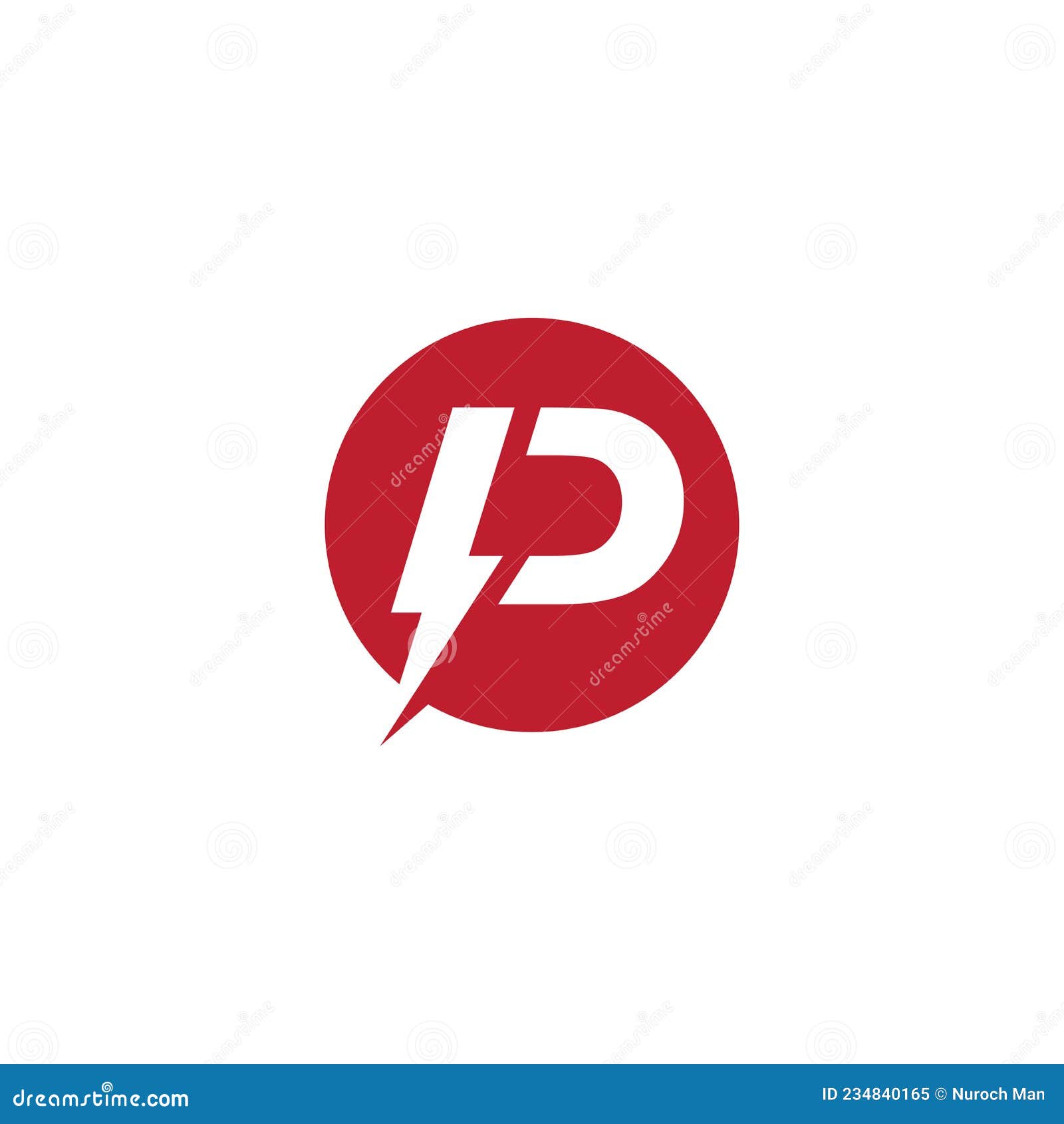 Letter P Logo Power. stock vector. Illustration of power - 234840165