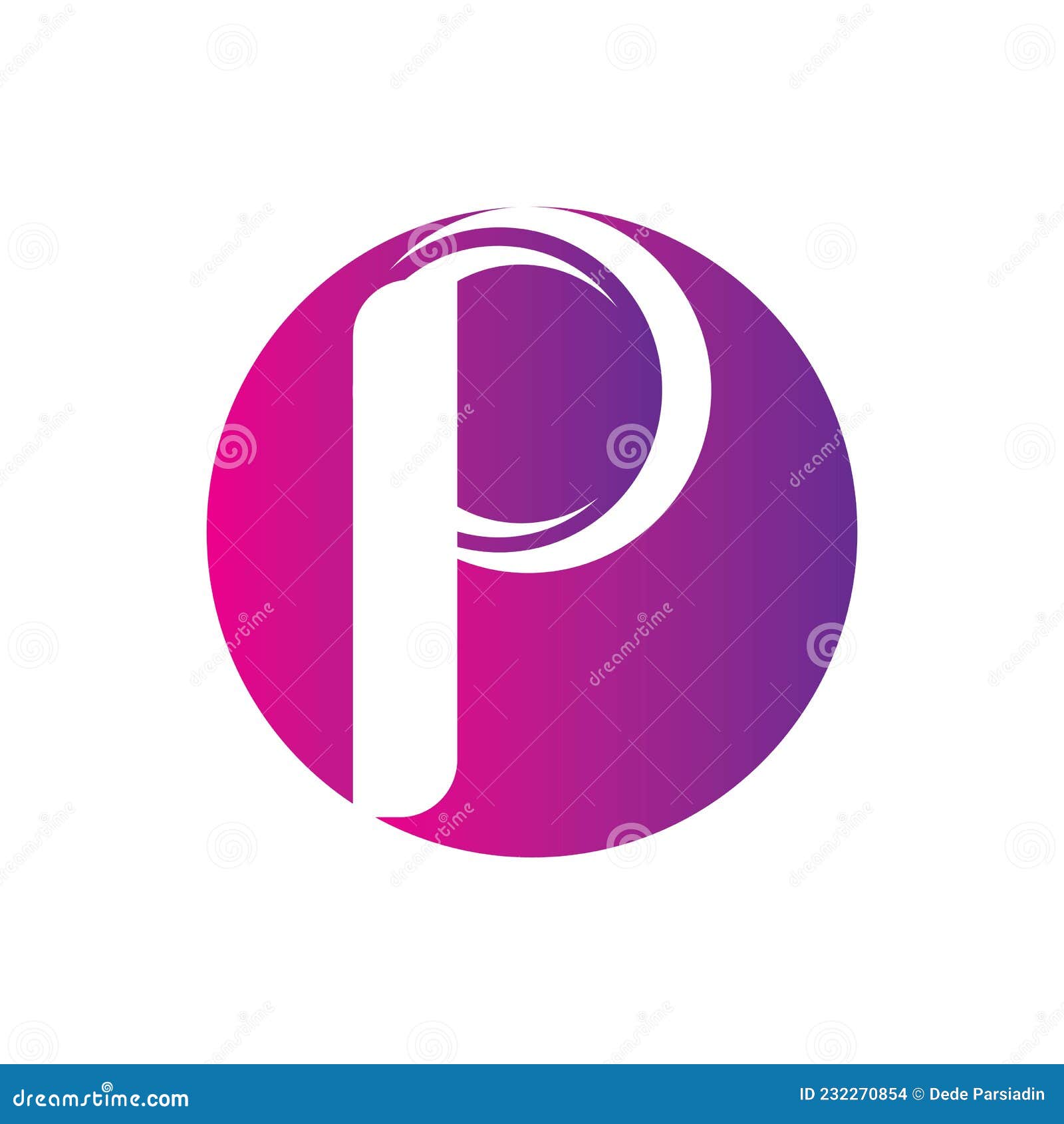 Letter P Logo Template Vector Icon Design Stock Vector - Illustration ...