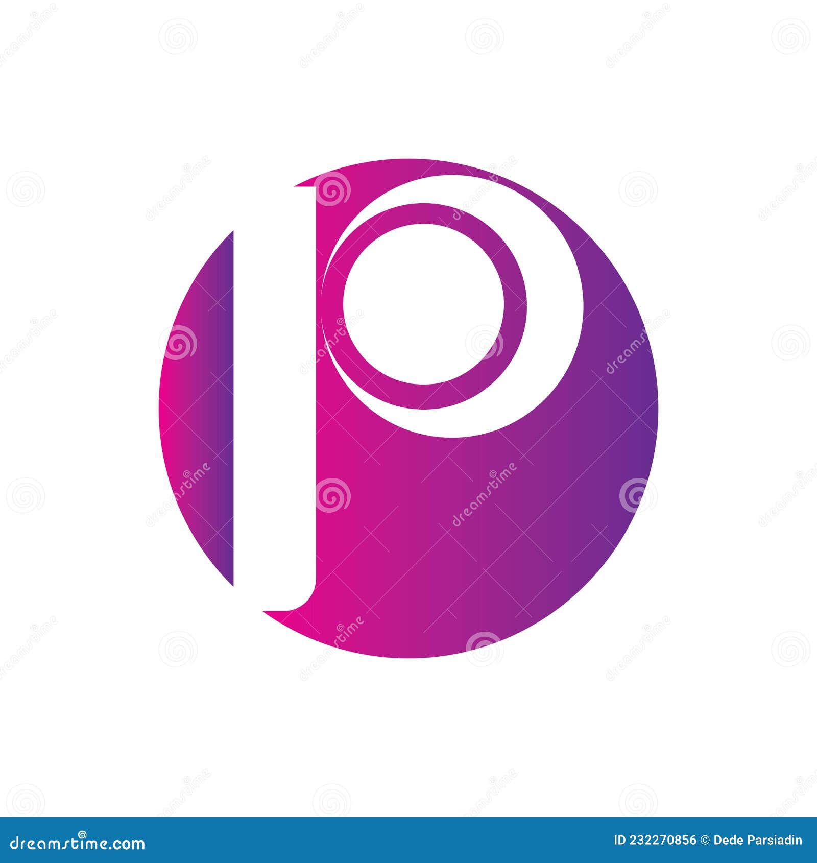 Letter P Logo Template Vector Icon Design Stock Vector - Illustration ...