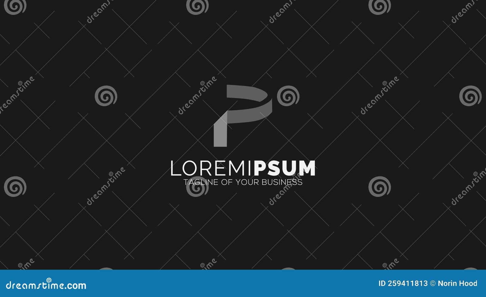 Letter P Logo Icon Design Template Elements Stock Vector - Illustration ...