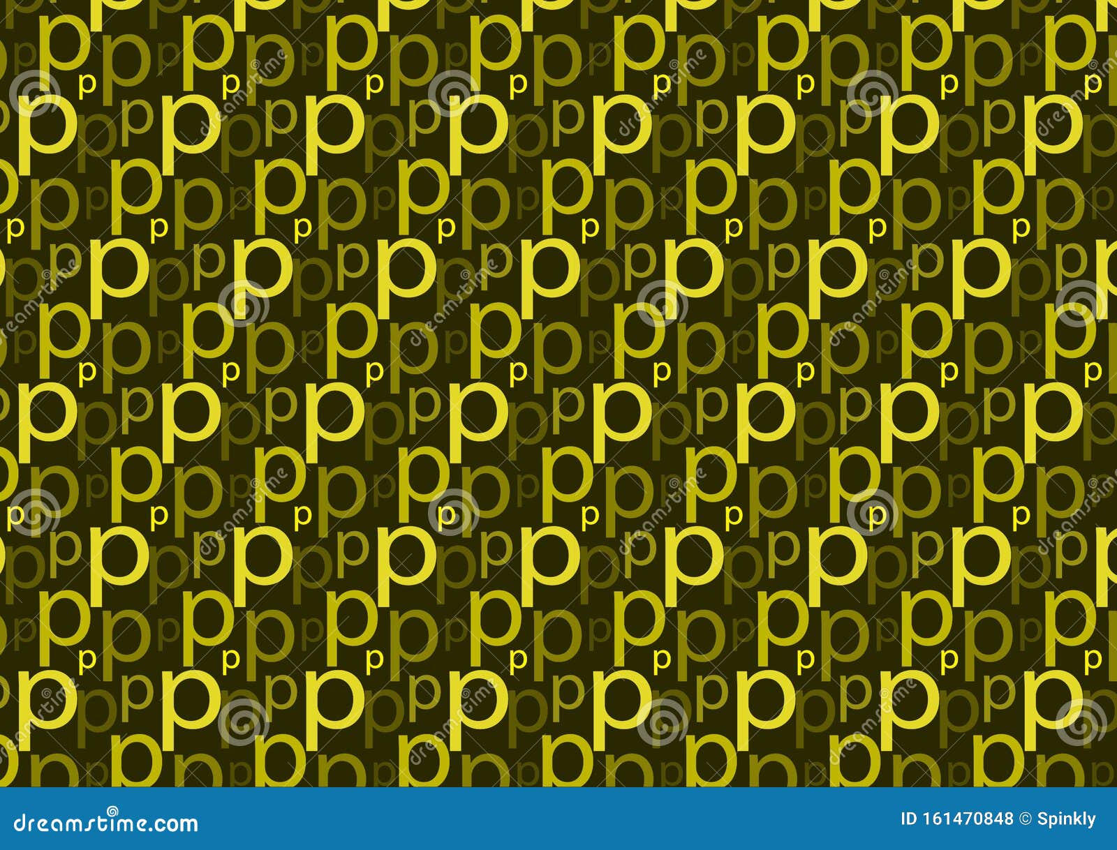 Letter P Pattern in Different Colored Green Shades for Wallpaper Stock ...