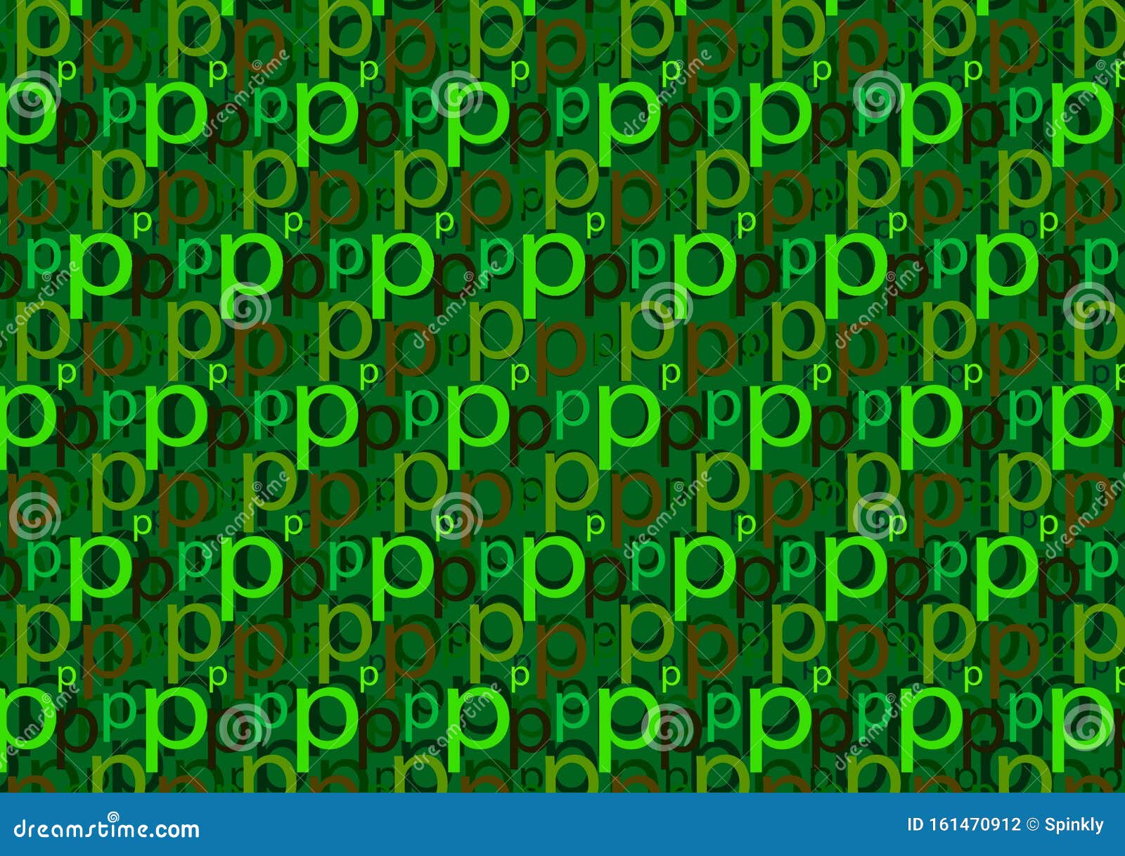 Letter P Pattern in Different Colored Shades for Wallpaper Stock ...