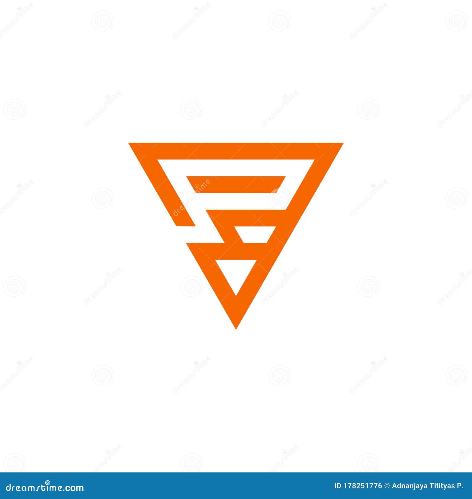 Letter P Pencil Shape Stripes Geometric Triangle Logo Vector Stock ...