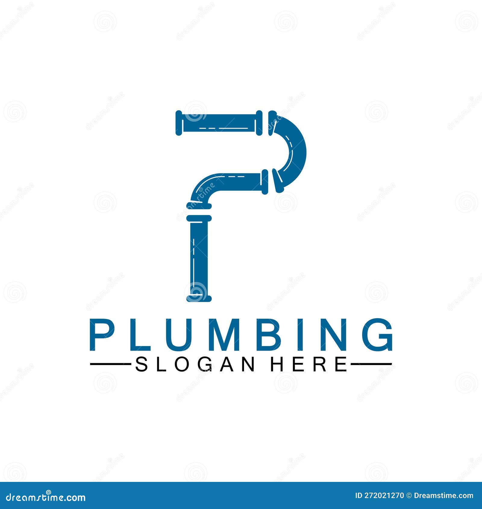 Letter P Plumbing Logo Icon Design Vector Stock Vector - Illustration ...