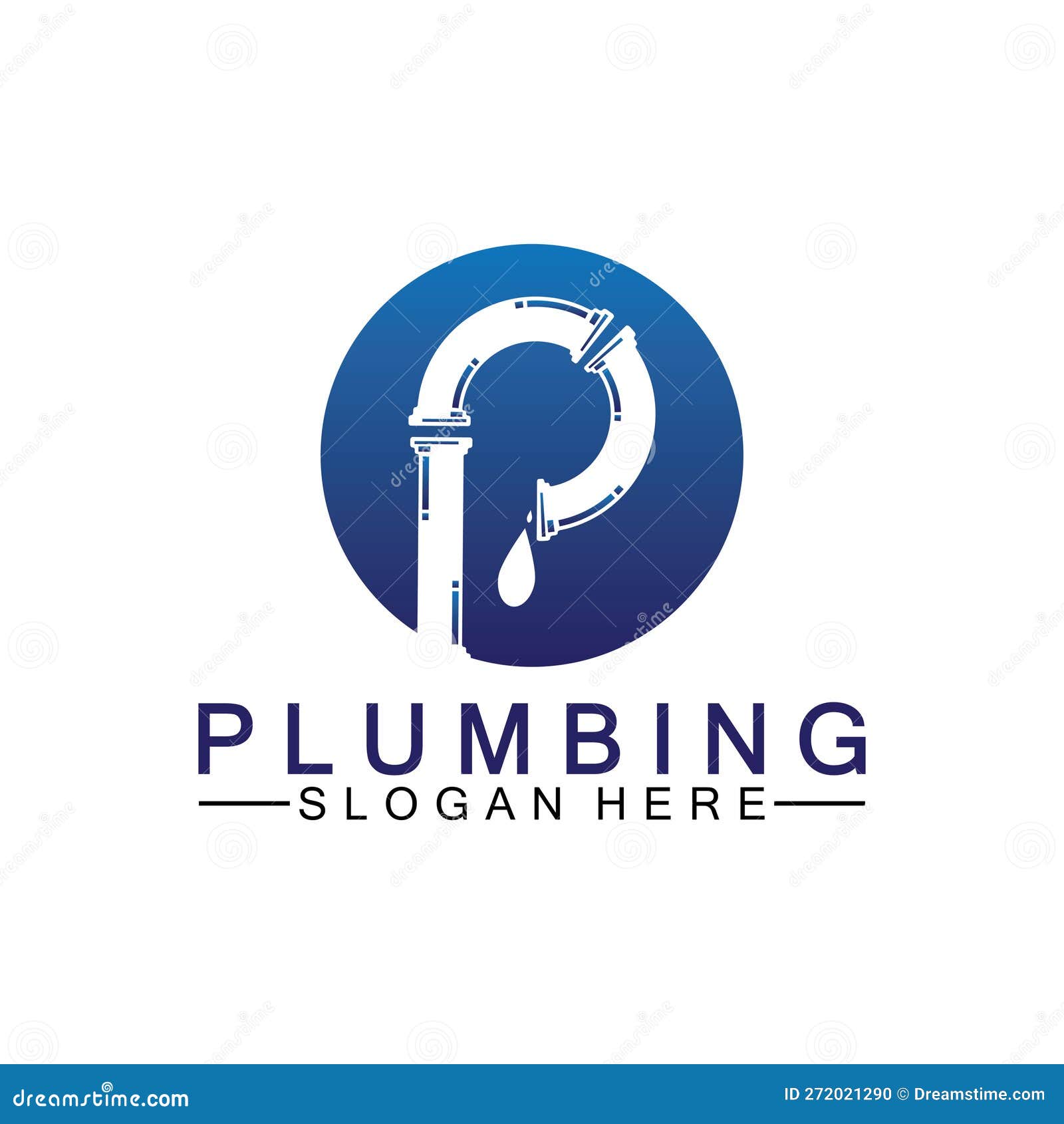 Letter P Plumbing Logo Icon Design Vector Stock Vector - Illustration ...