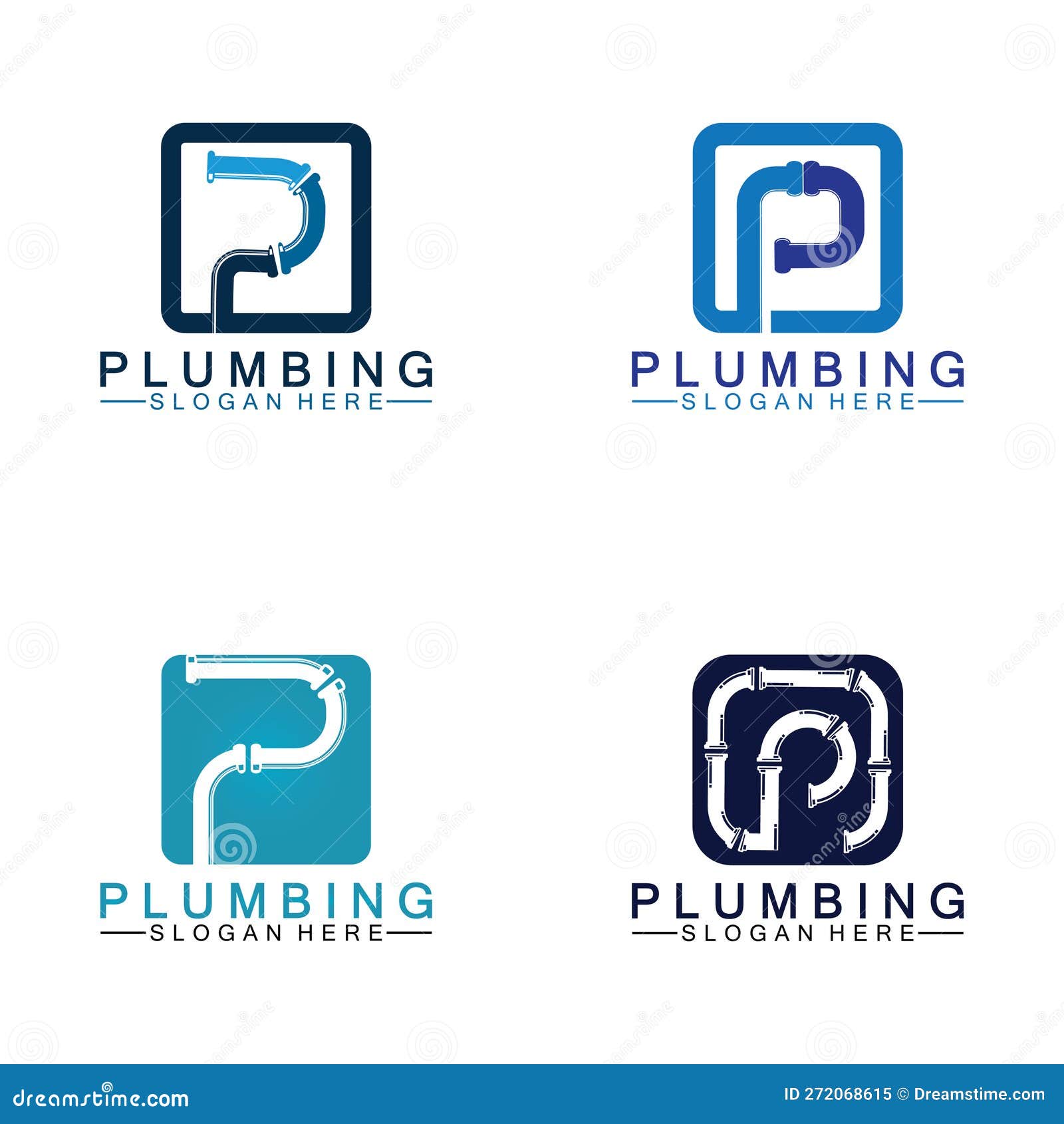Letter P Plumbing Logo Icon Design Vector Stock Vector - Illustration ...