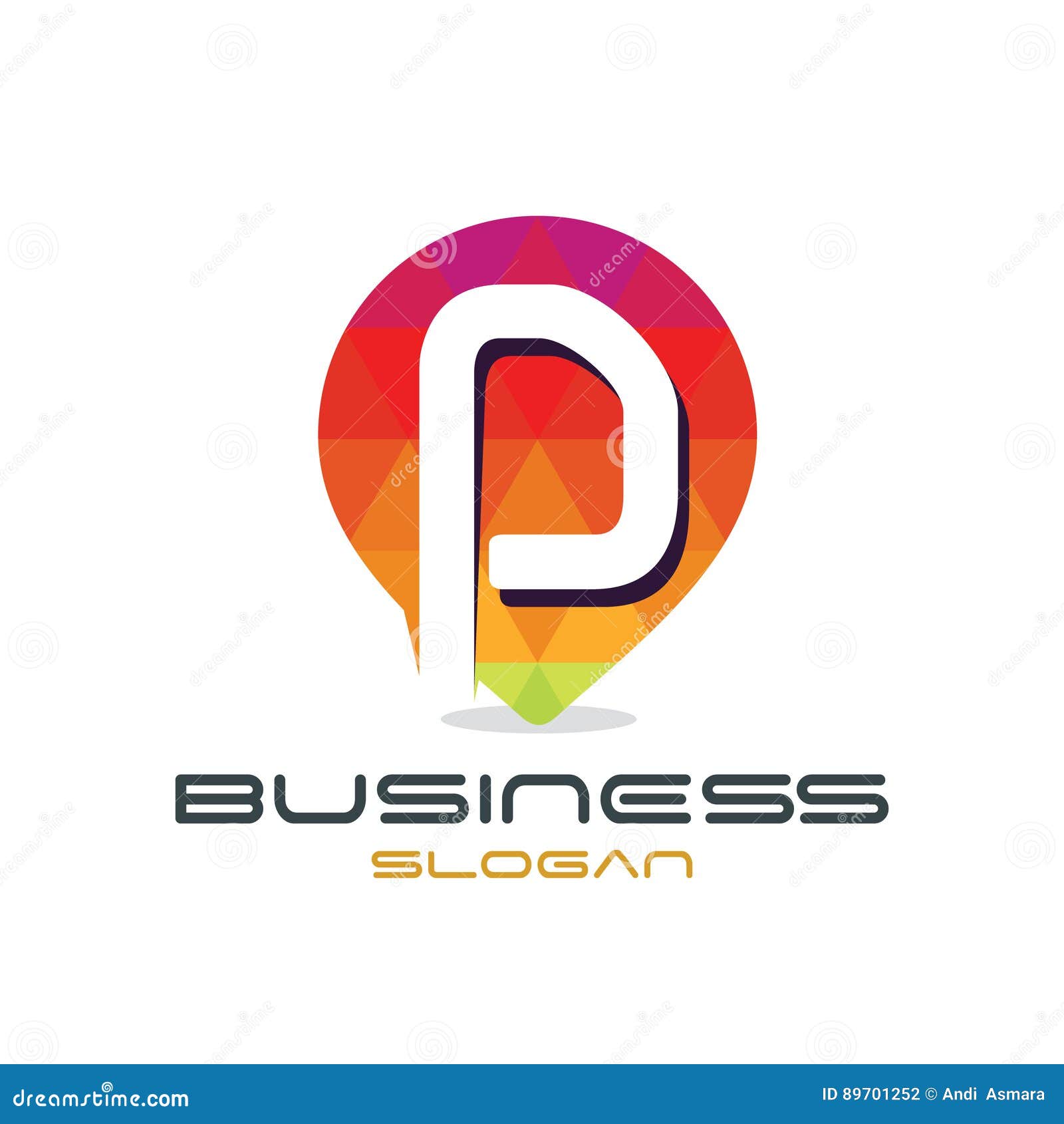 Letter p Point Logo stock vector. Illustration of locator - 89701252