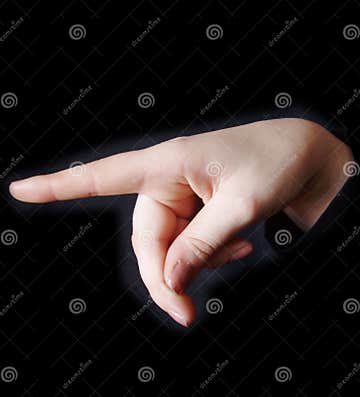 Letter p in sign language stock image. Image of person - 587179