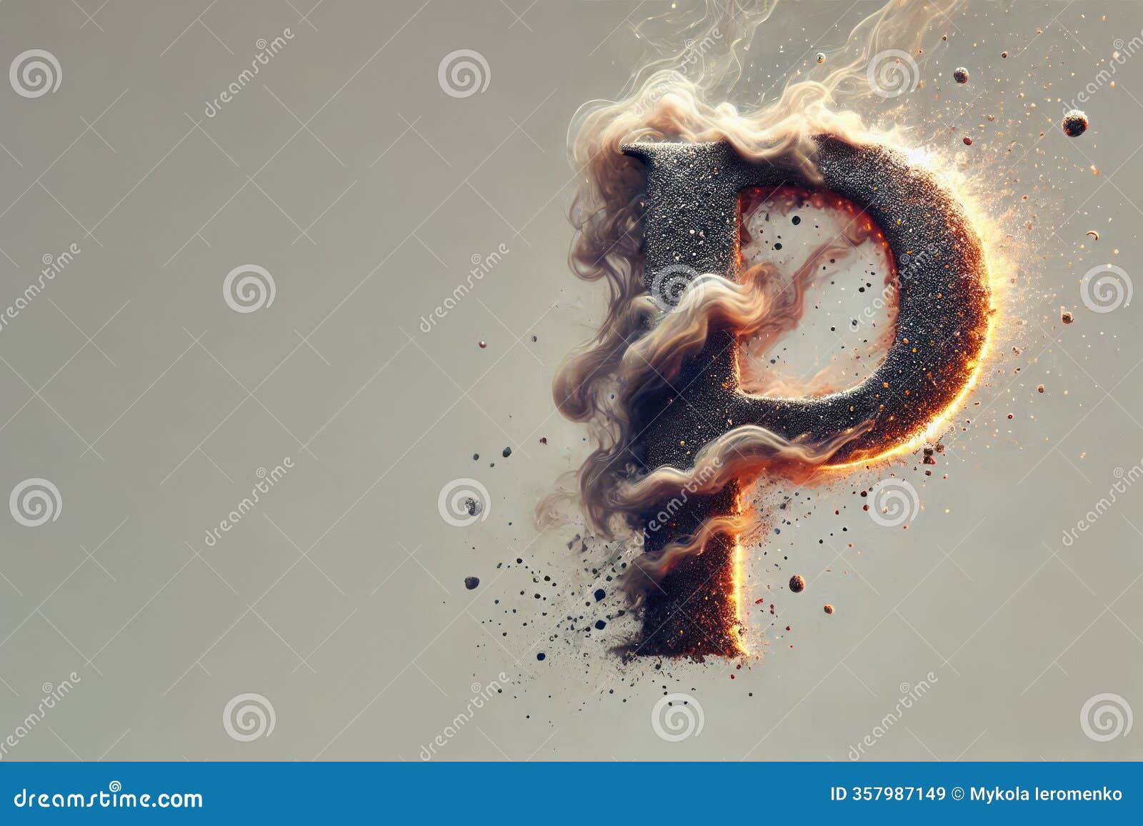 Letter From Smoke Alphabet Stock Photo | CartoonDealer.com #13170738