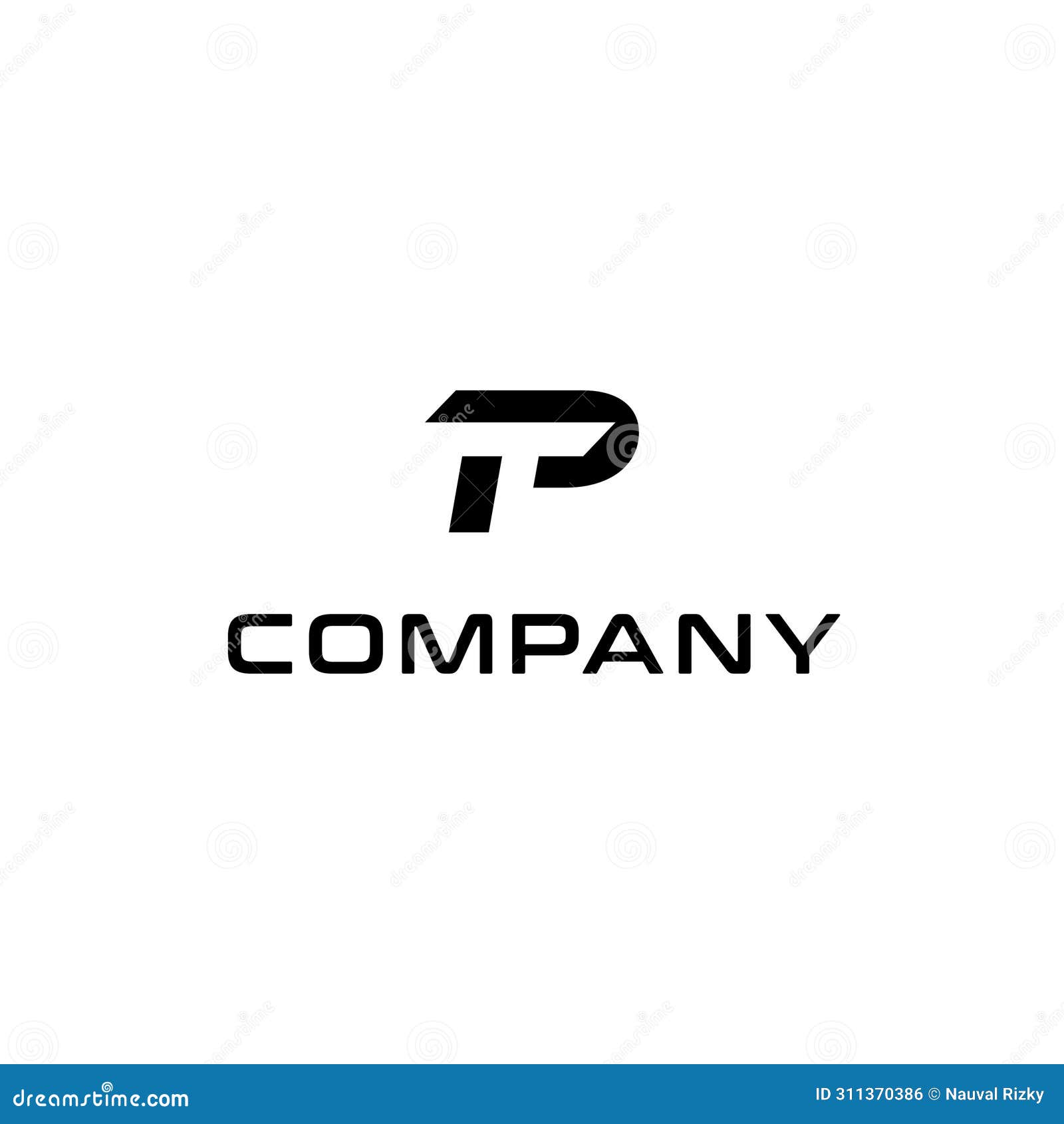 Letter P and T Modern Monogram Logo Stock Vector - Illustration of ...