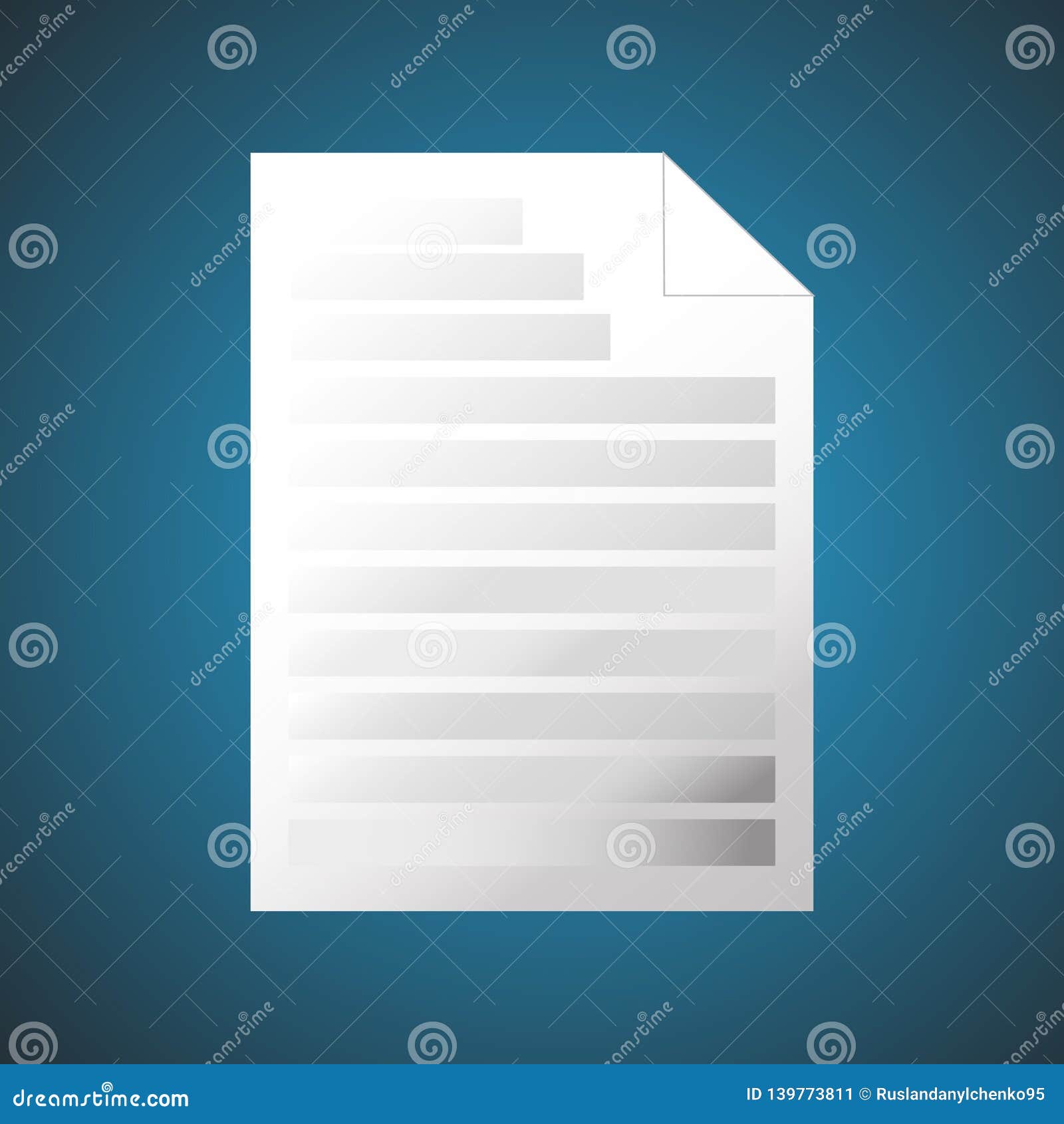Letter Page. Text Document Icon - Web Page Symbol - Office File Format ...